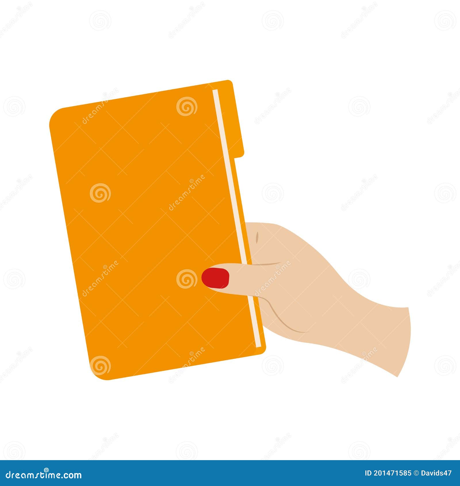Isolated receive folder stock vector. Illustration of clipart - 201471585