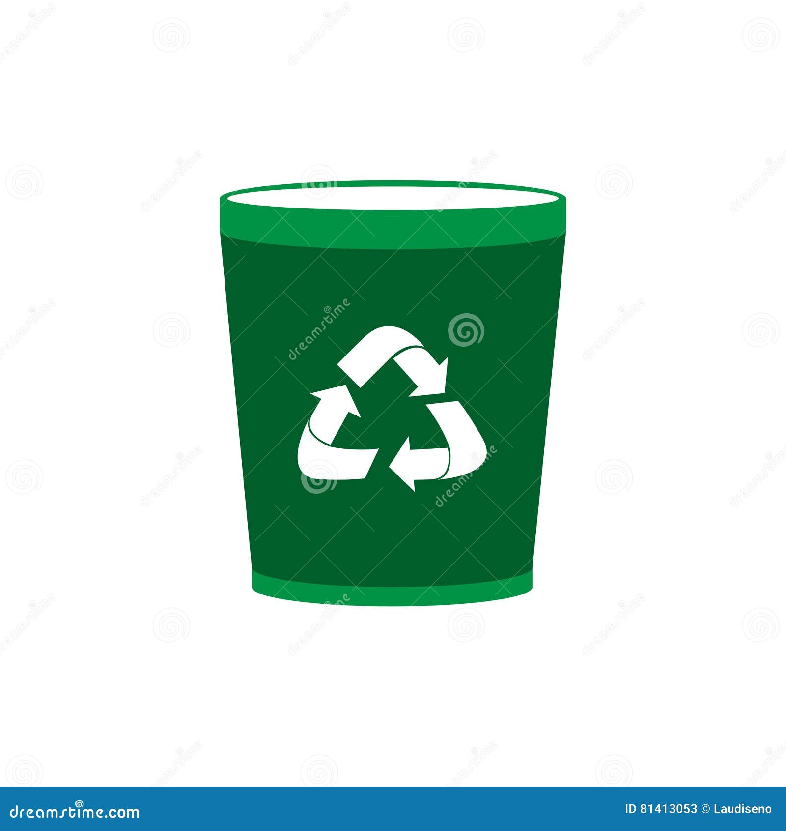 Isolated recyclable icon stock illustration. Illustration of care ...