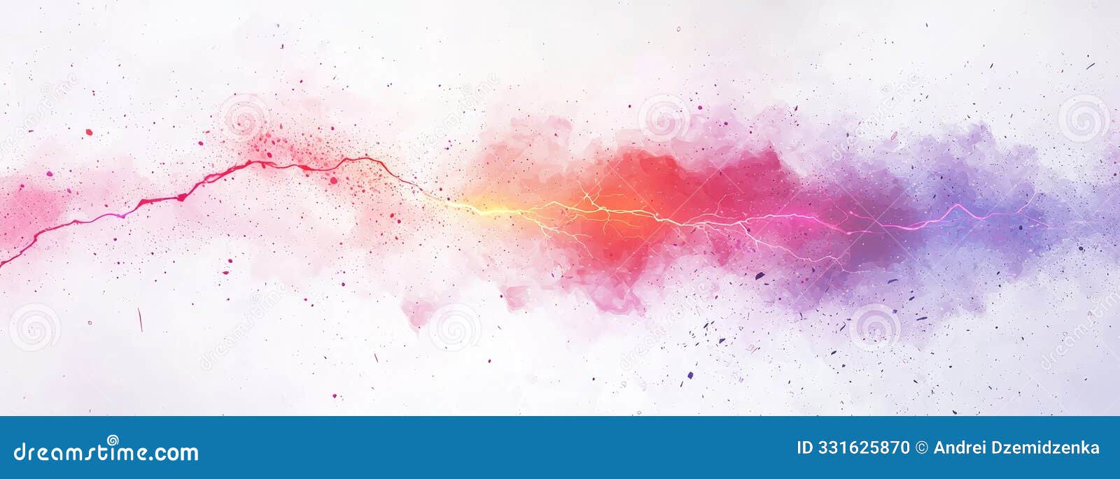 Isolated Red and Blue Electricity on a Transparent Background. Stock ...