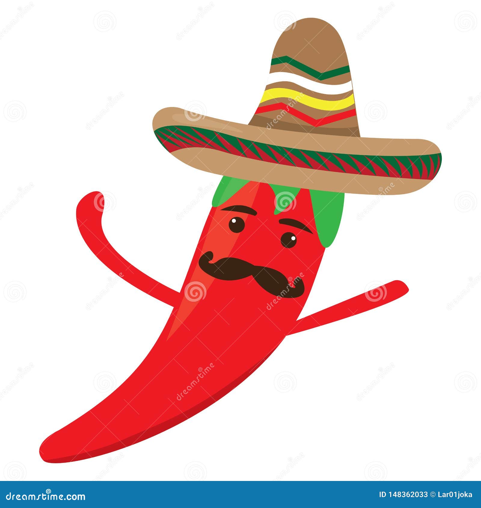 Isolated Red Chili Pepper Cartoon Image Stock Vector - Illustration of ...