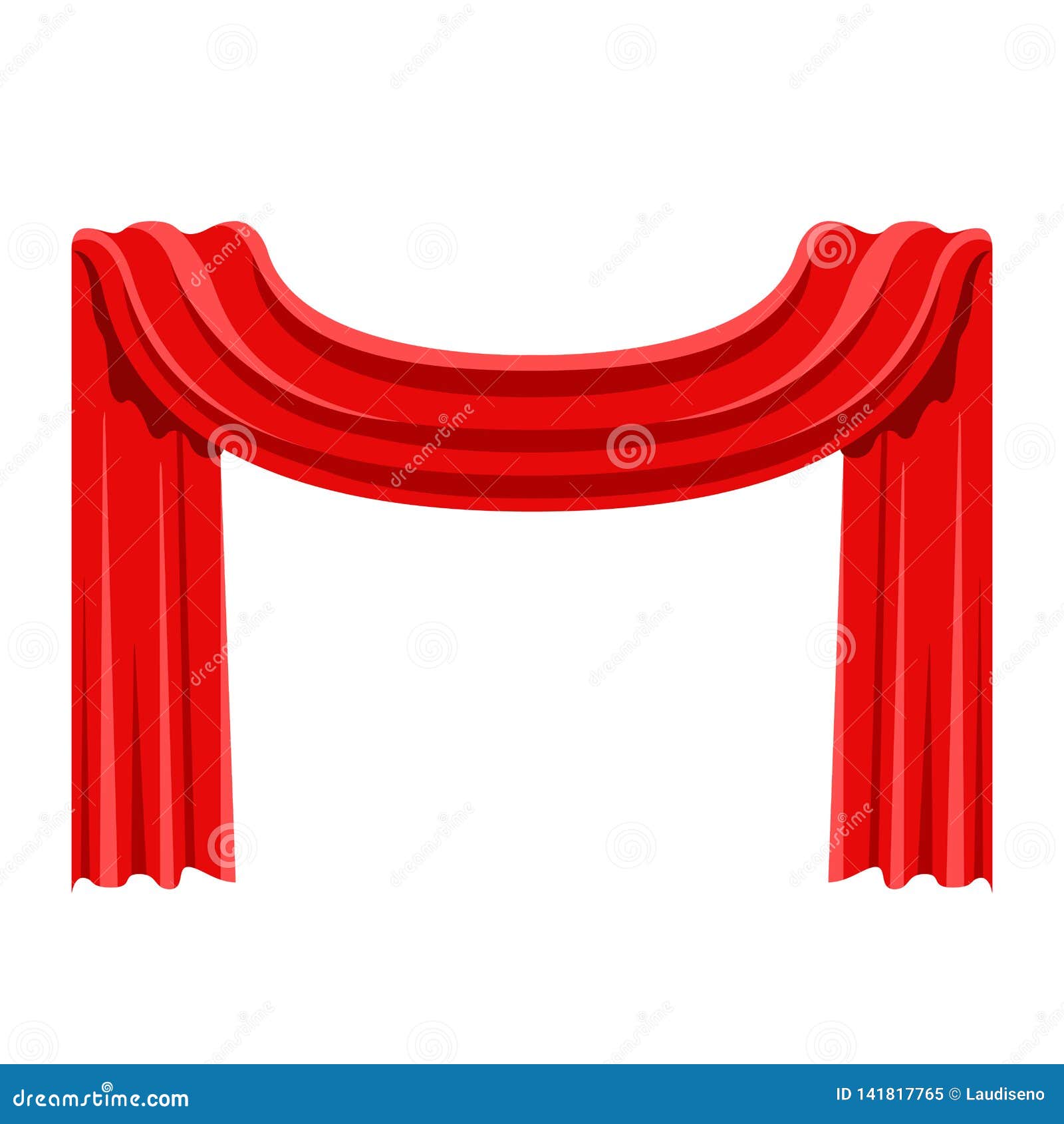 Isolated red cloth stock vector. Illustration of easter - 141817765