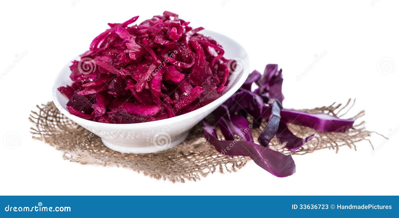Isolated Red Coleslaw stock image. Image of dish, appetizer - 33636723