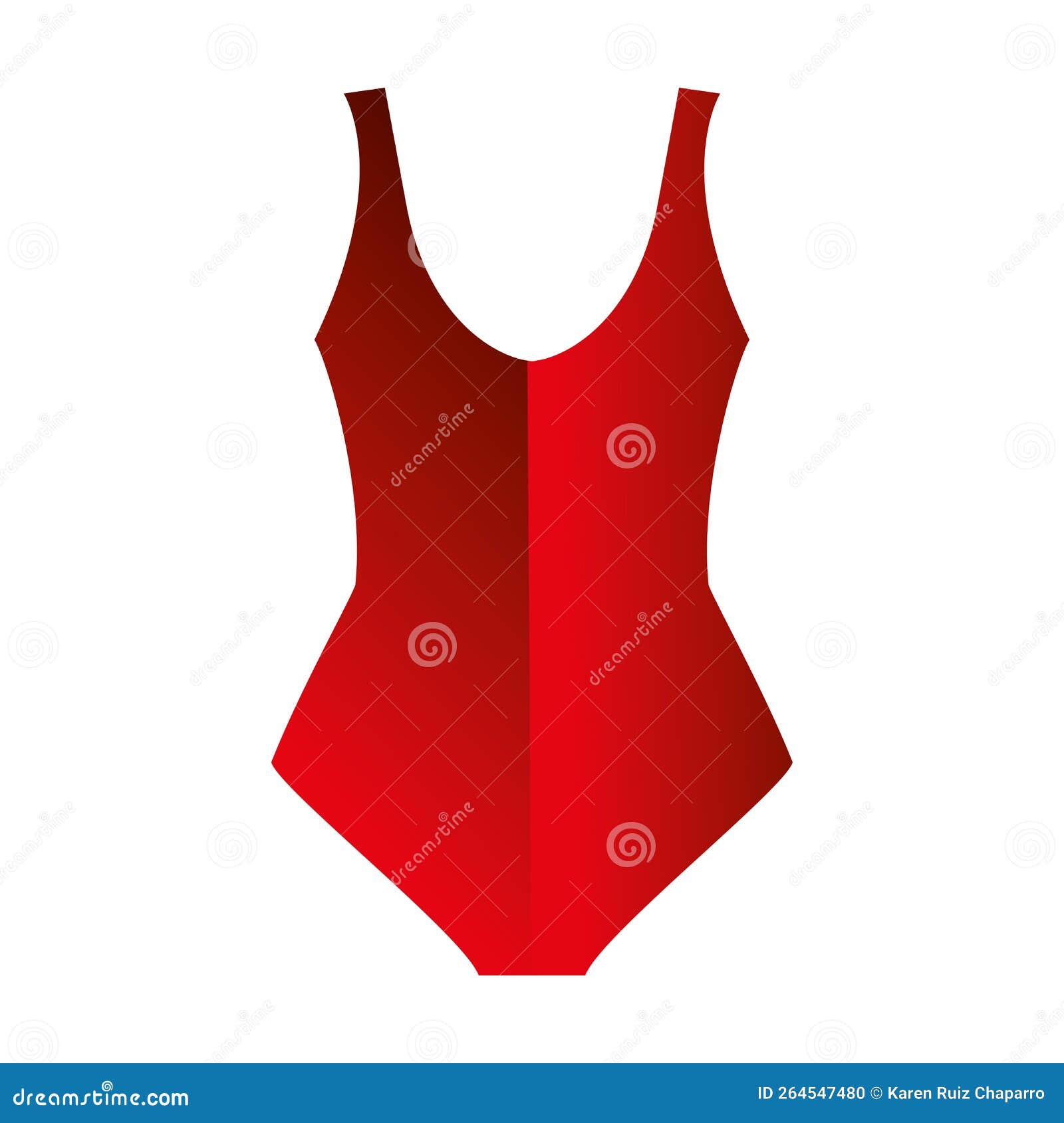 Isolated Red Female Swimsuit Bikini Icon Vector Stock Vector ...