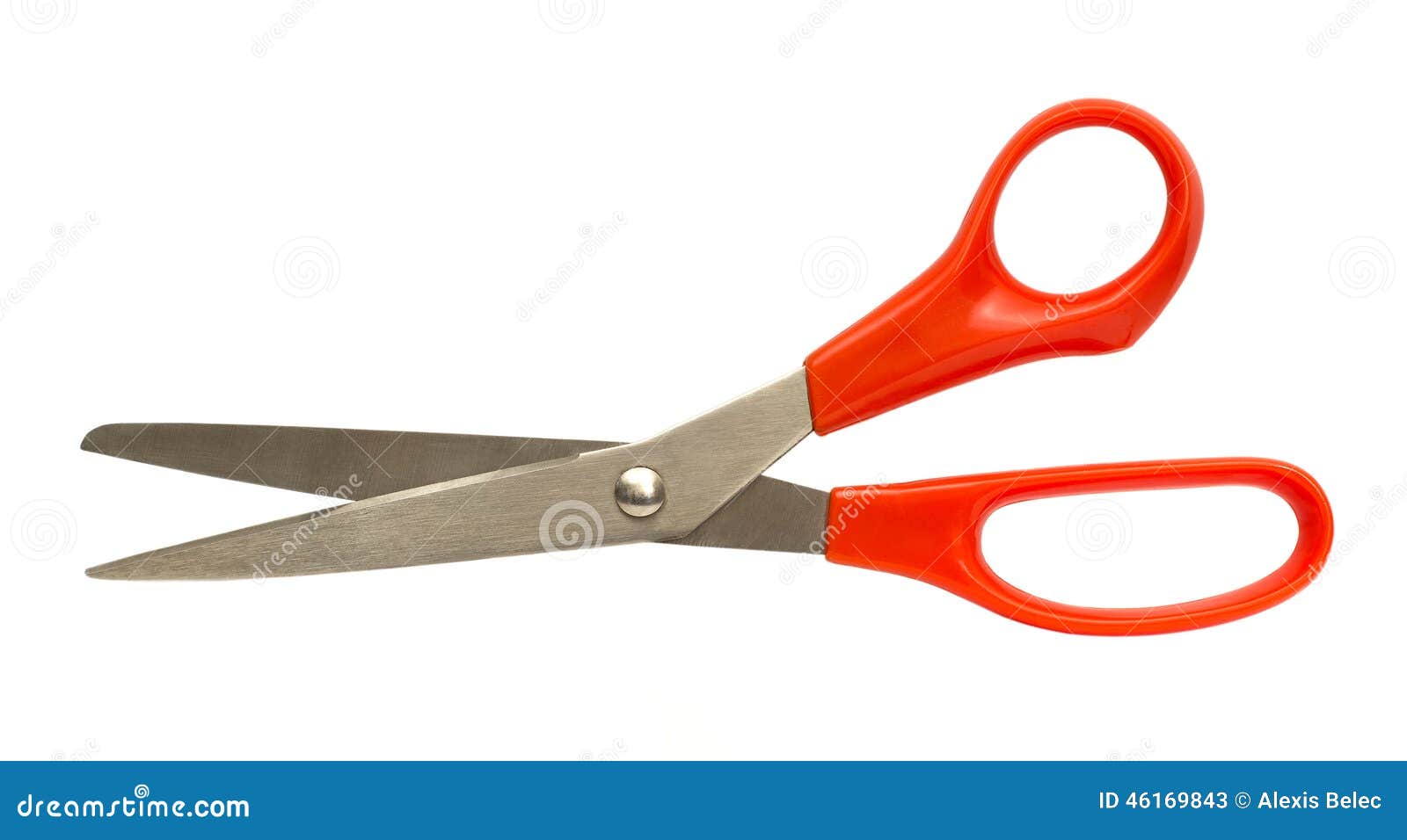 Isolated red scissors stock image. Image of tool, steel - 46169843