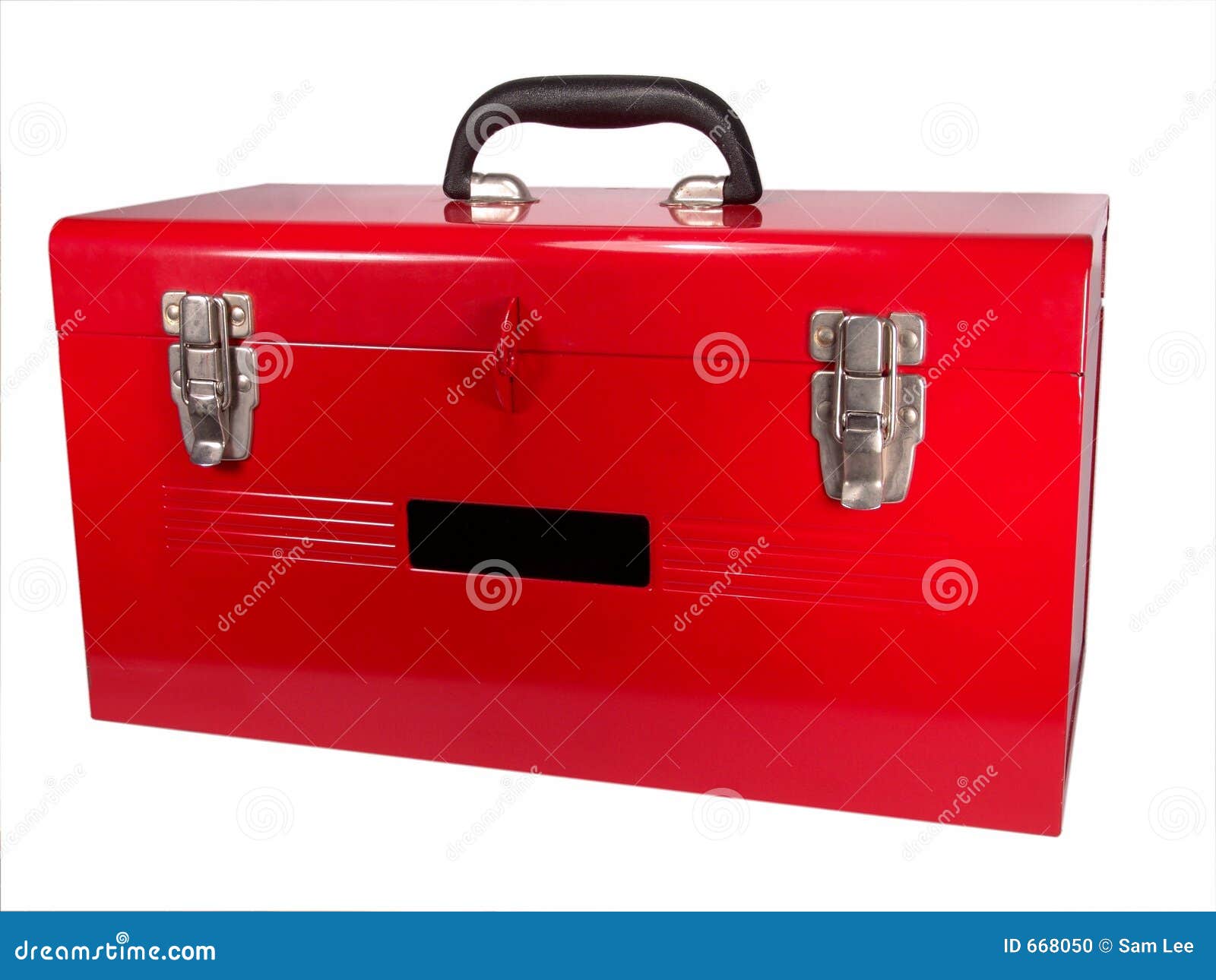 Isolated Red Toolbox Close-up Stock Photo - Image of mechanic, hardware ...