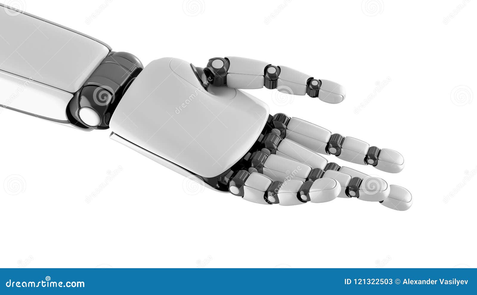 Robot hand pose stock illustration. Illustration of futuristic - 121322503