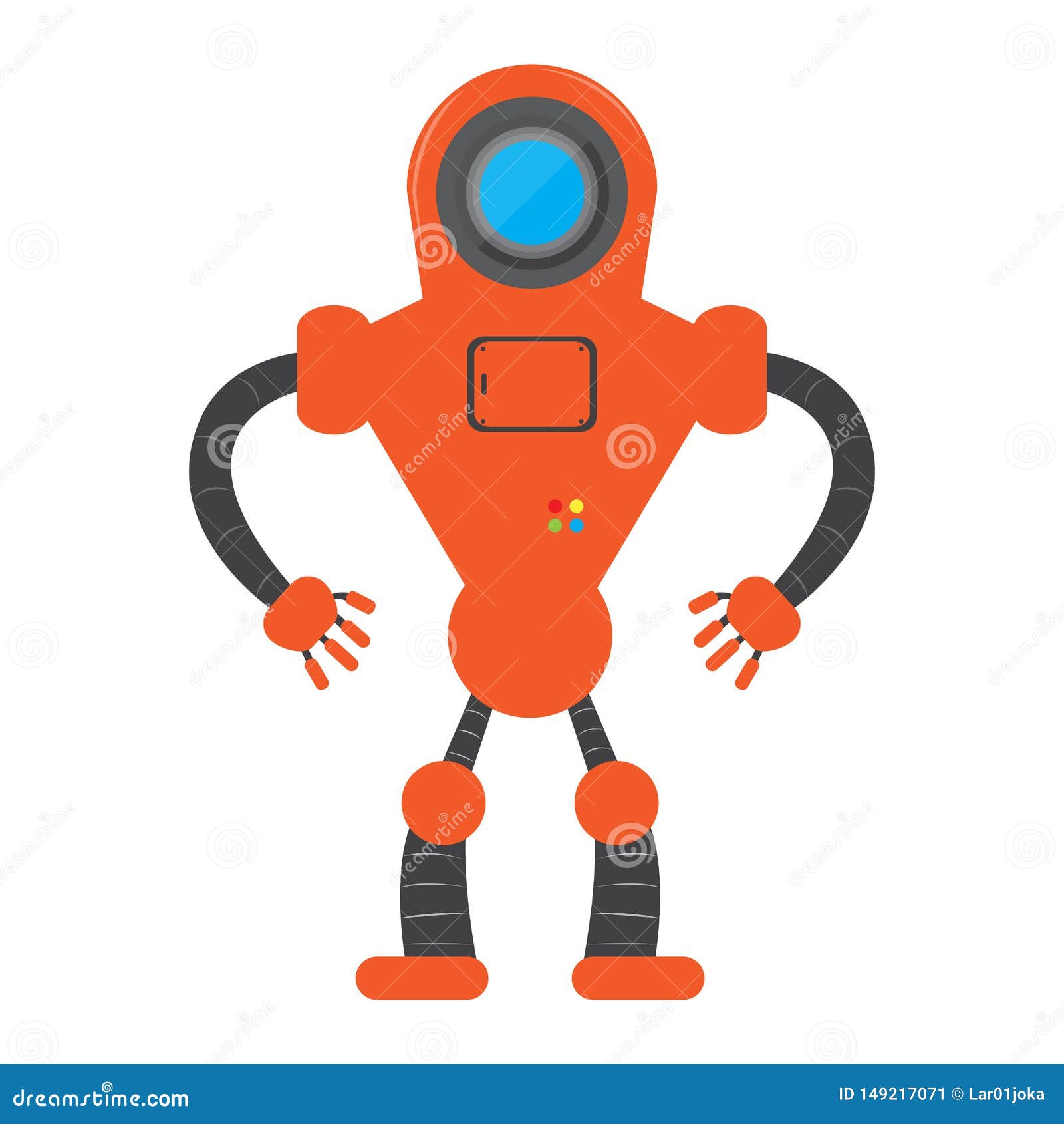 Isolated Robot Toy - Vector Stock Vector - Illustration of isolated ...