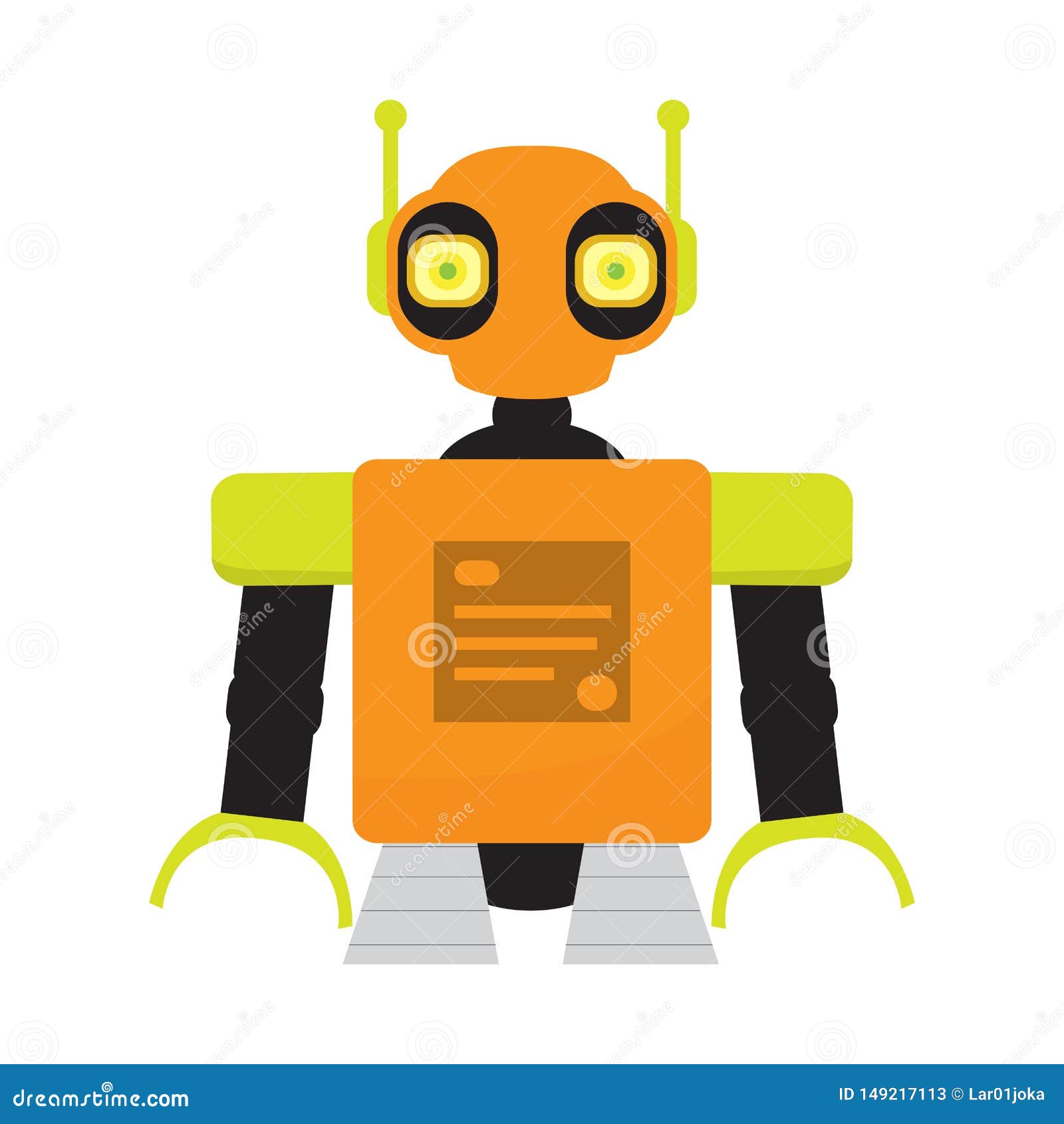 Isolated Robot Toy - Vector Stock Vector - Illustration of clipart ...