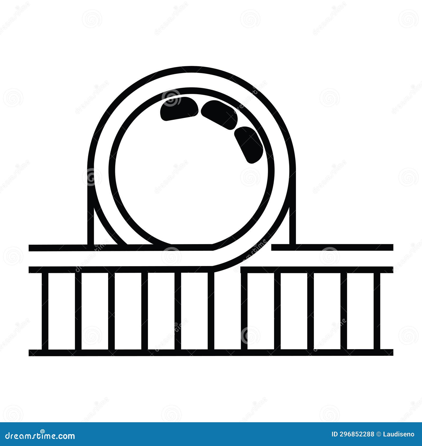 Isolated Rollercoaster Amusement Park Icon Vector Stock Vector ...
