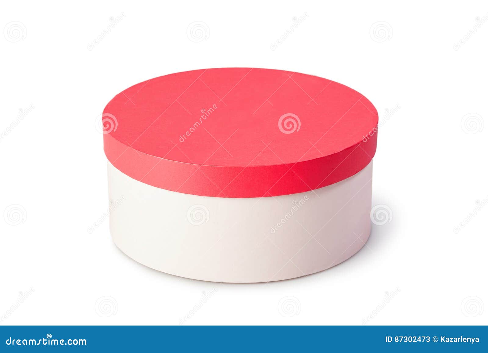 Round packing box stock image. Image of purple, paper - 87302473