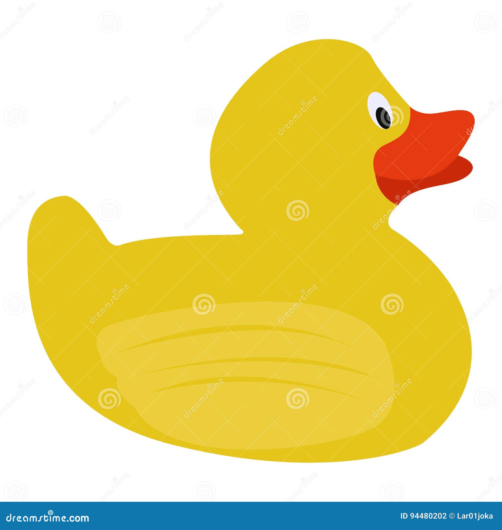 Isolated rubber duck stock vector. Illustration of vector - 94480202
