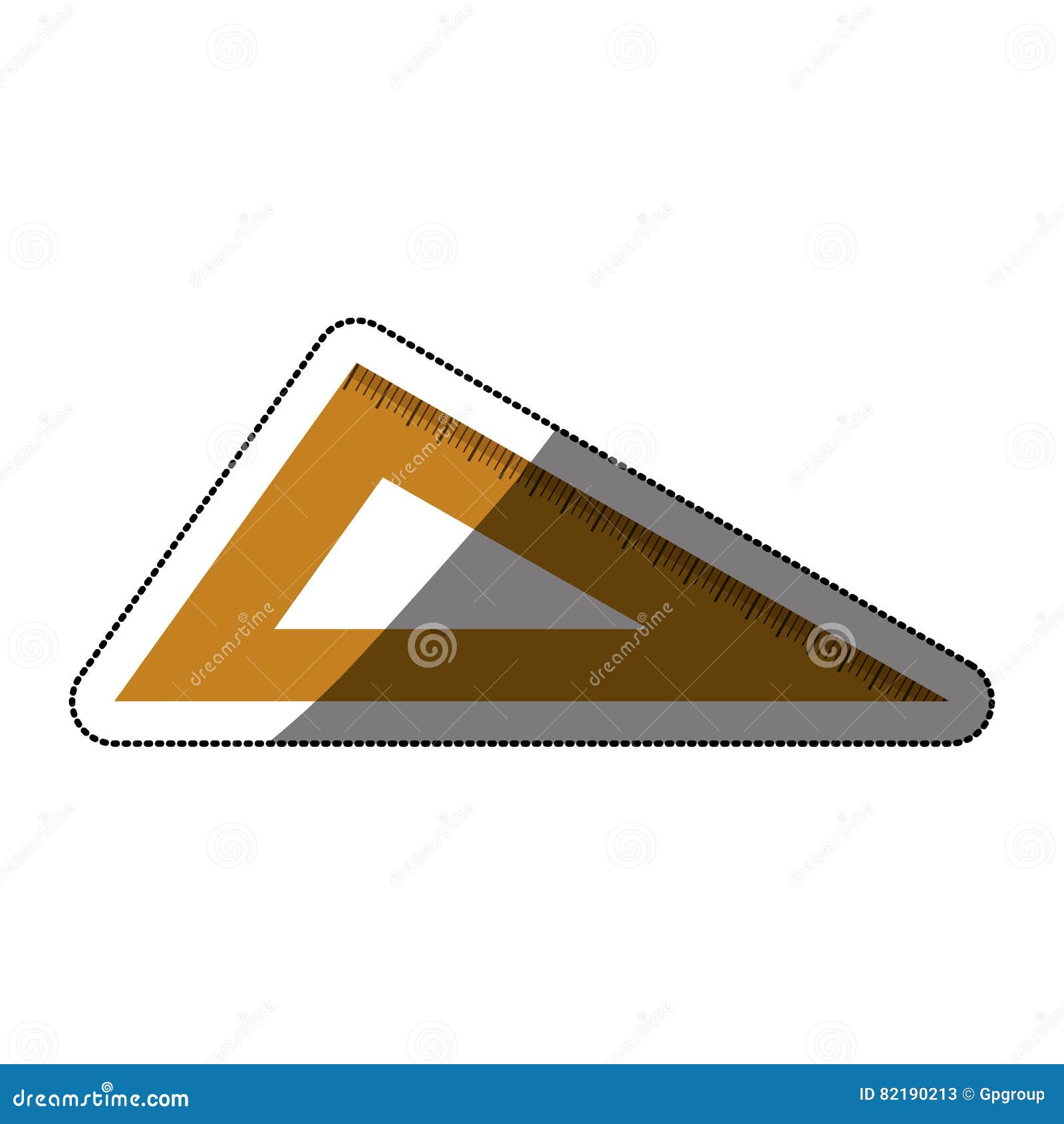 Isolated ruler design stock vector. Illustration of ruler - 82190213