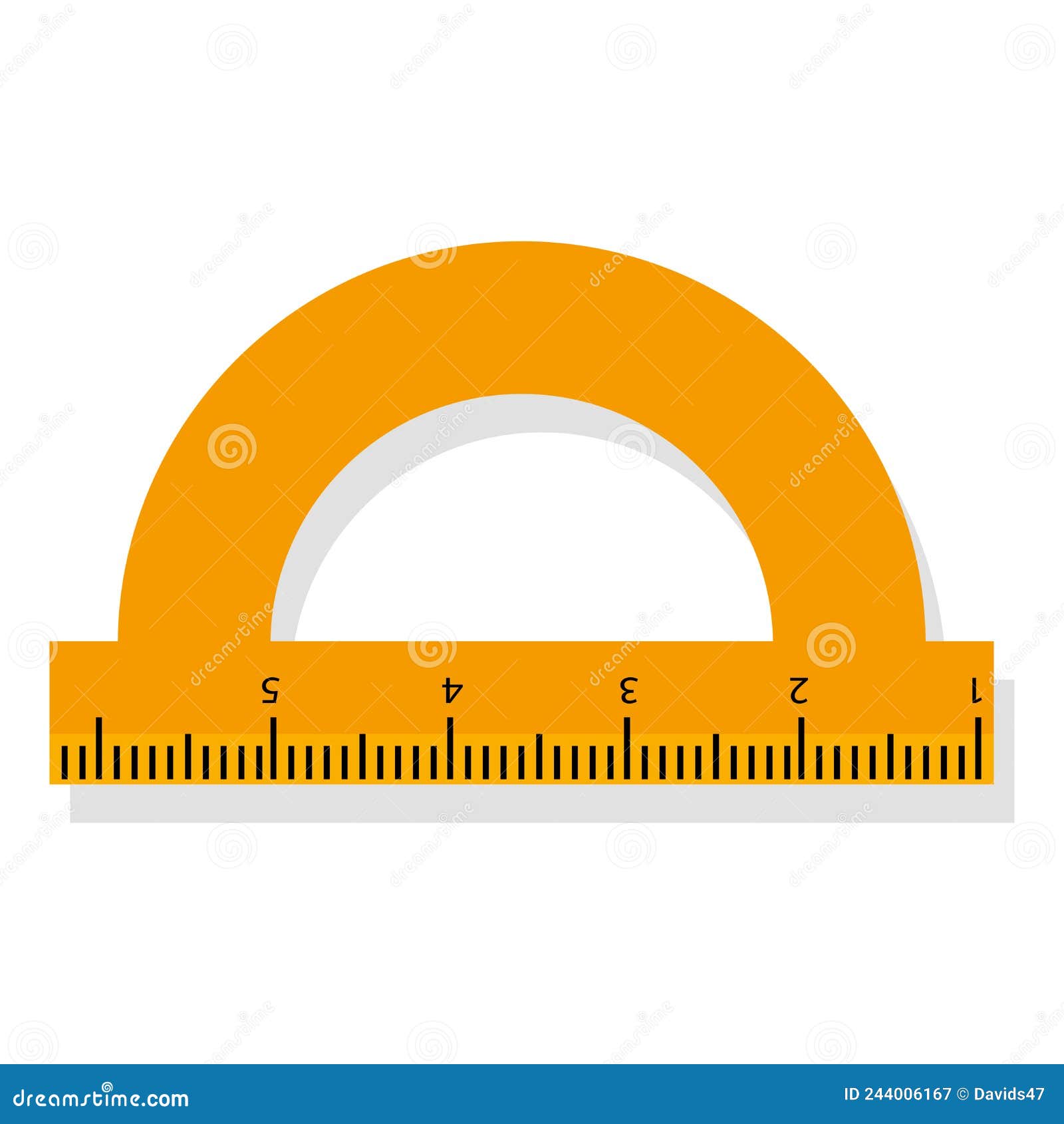 Isolated Ruler Supplies School Vector Illustration Stock Vector ...