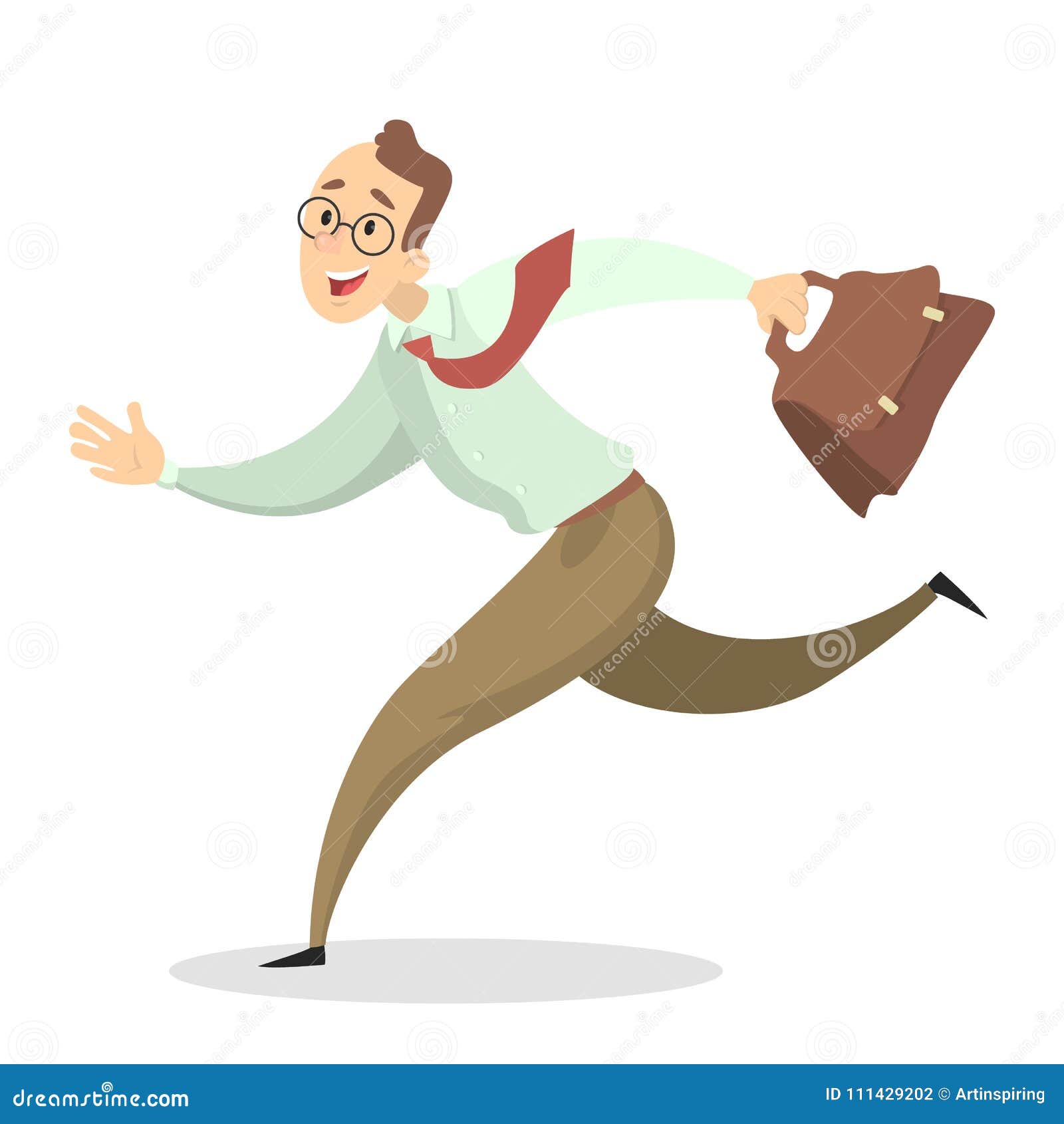 Isolated Running Businessman. Stock Vector - Illustration of leading ... Isolated Running Businessman. Stock Vector - Illustration of leading ...