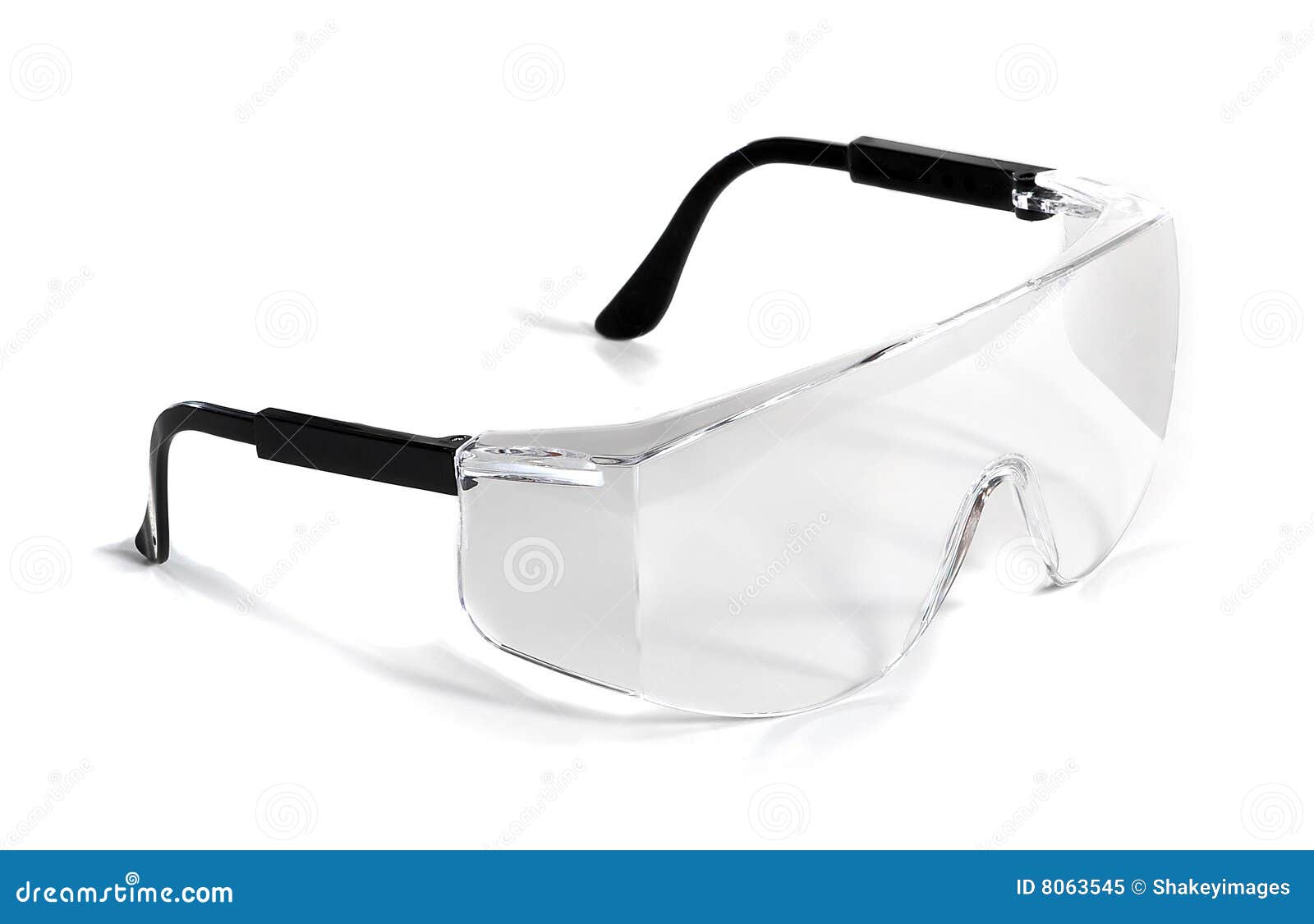 Isolated Safety Glasses stock image. Image of construction - 8063545
