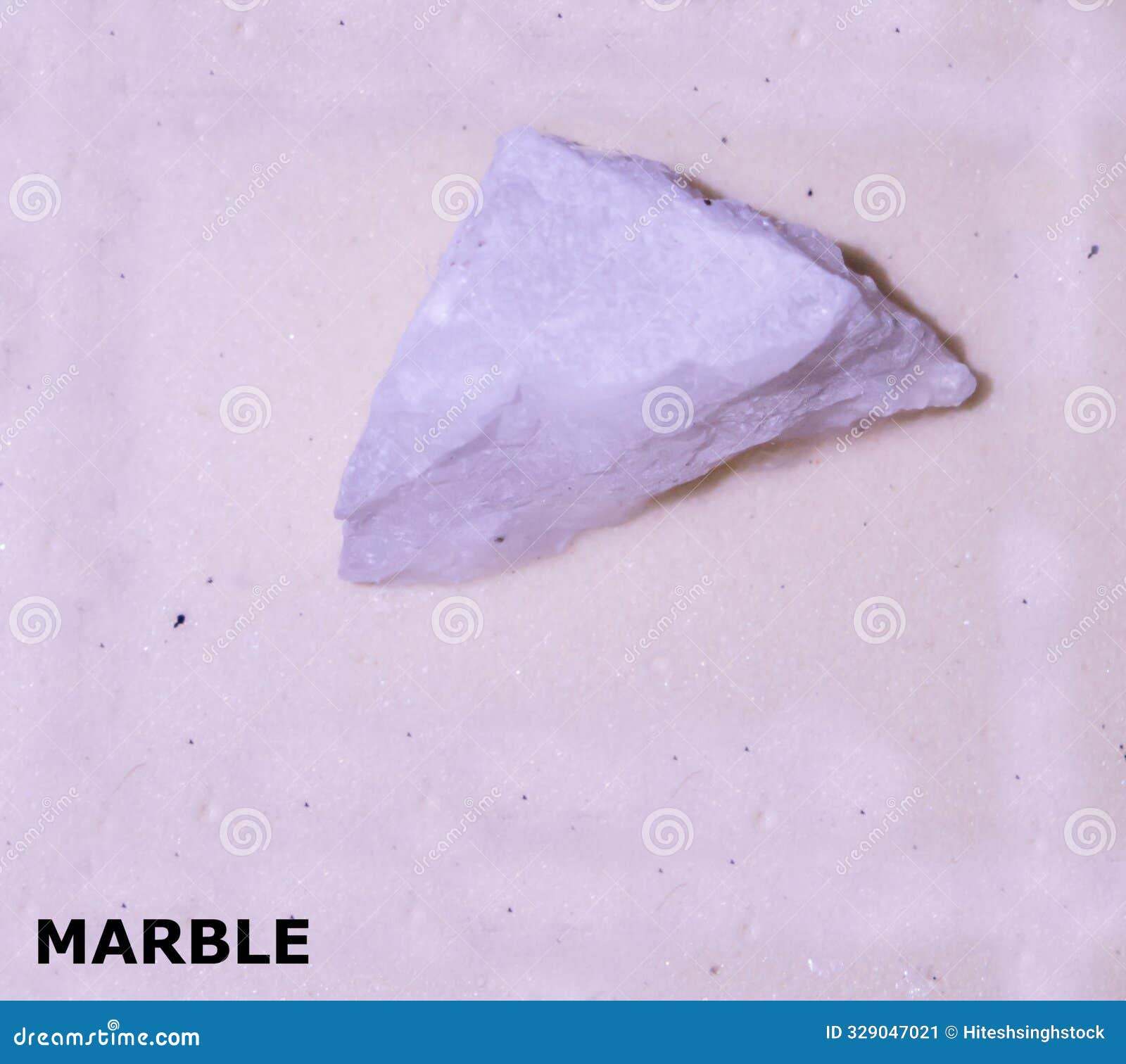 Isolated Sample of a Marble Rock on Texture Background. Marble ...