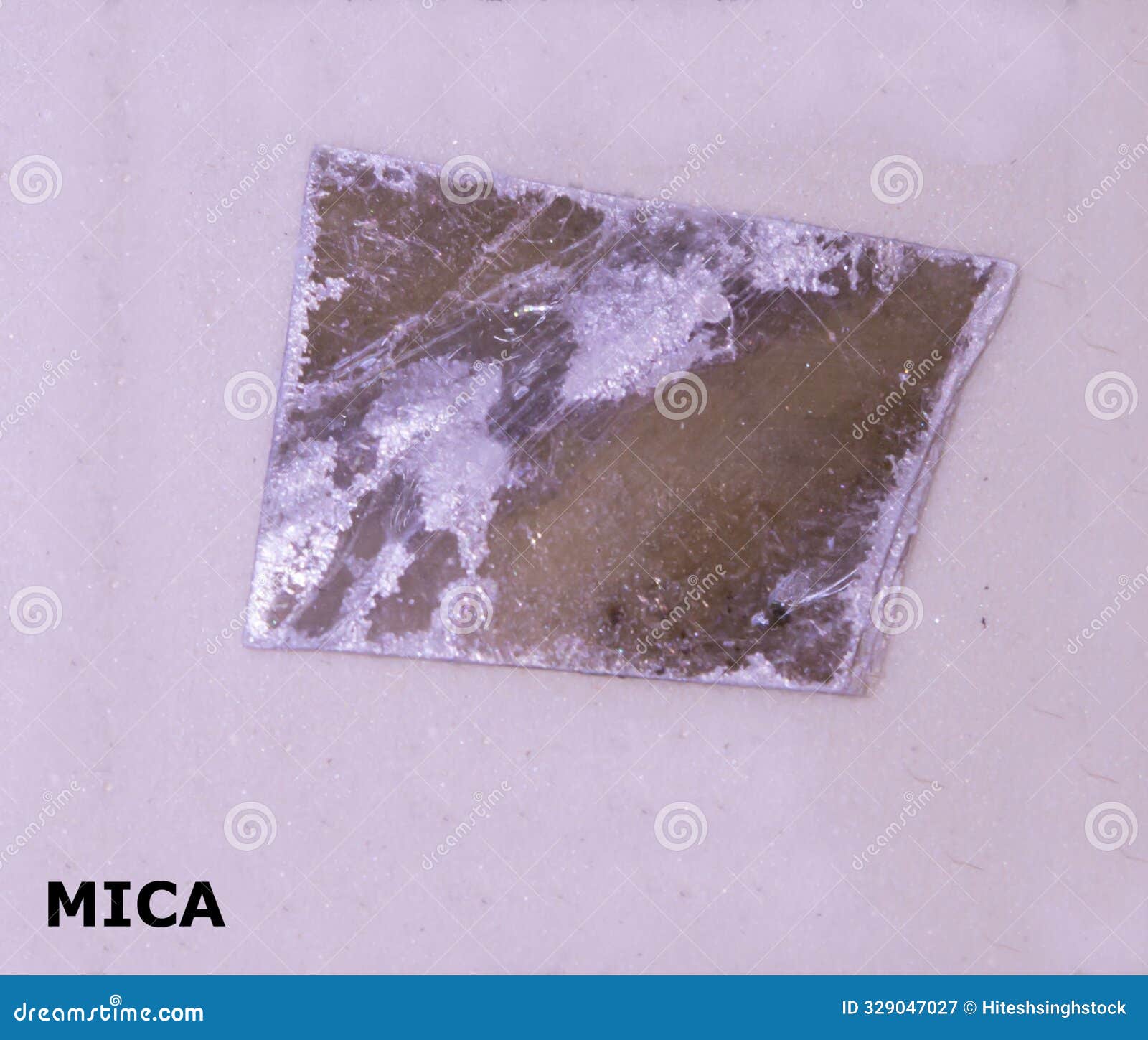 Isolated Sample of a Mica Rock on Texture Background. Mica Igneous Rock ...