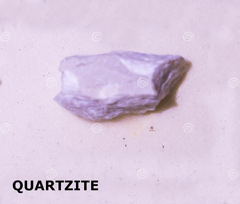 Isolated Sample of a Quartzite Rock on Texture Background. Quartzite ...