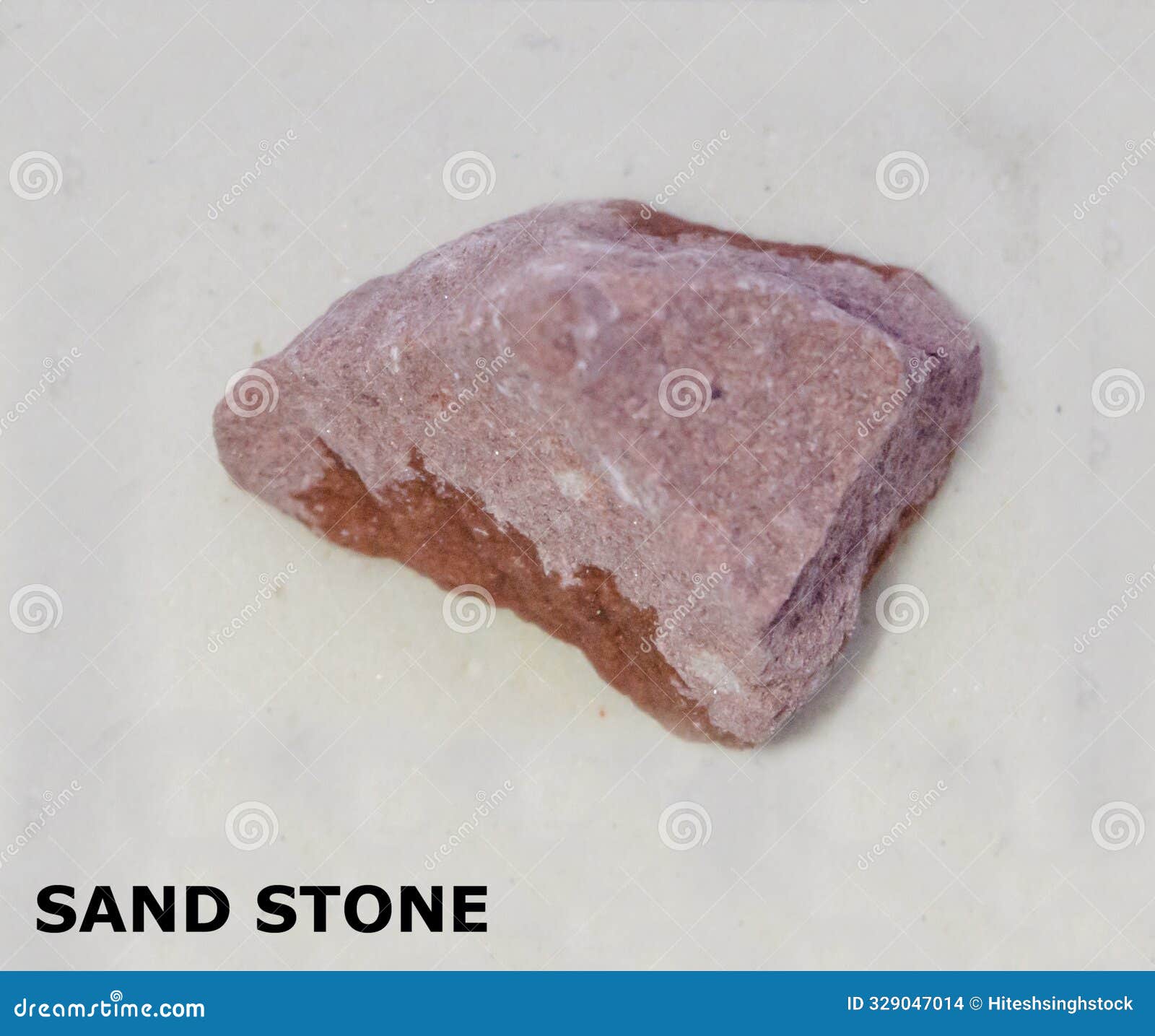 Isolated Sample of a Sand Stone on Texture Background. Sand Stone ...
