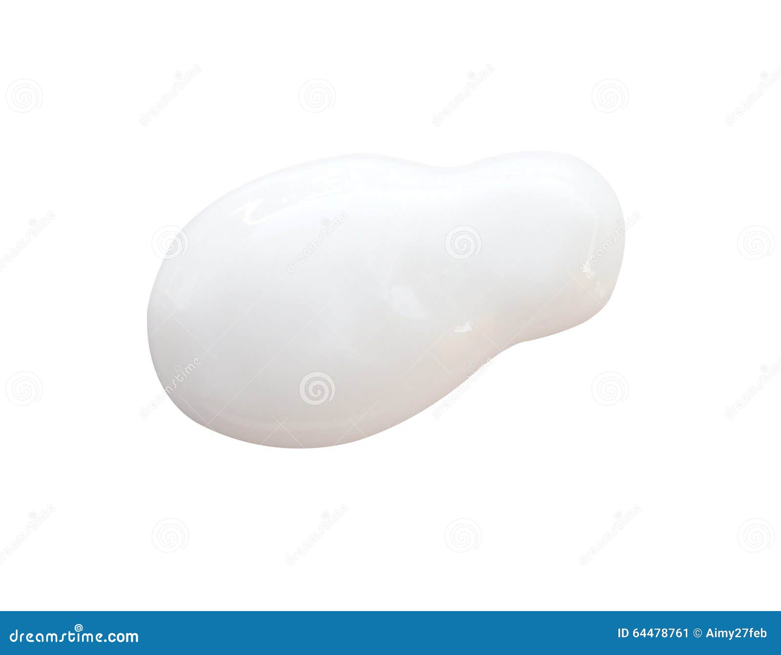 Isolated Sample of White Beauty Cream (clipping Path). Stock Image ...