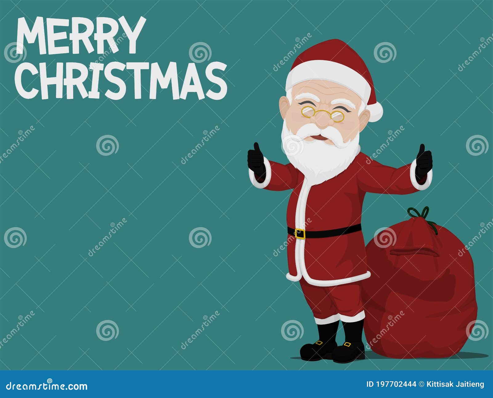 Isolated Santa Sleigh. Black Silhouette Of Holiday Art. Christmas Card ...