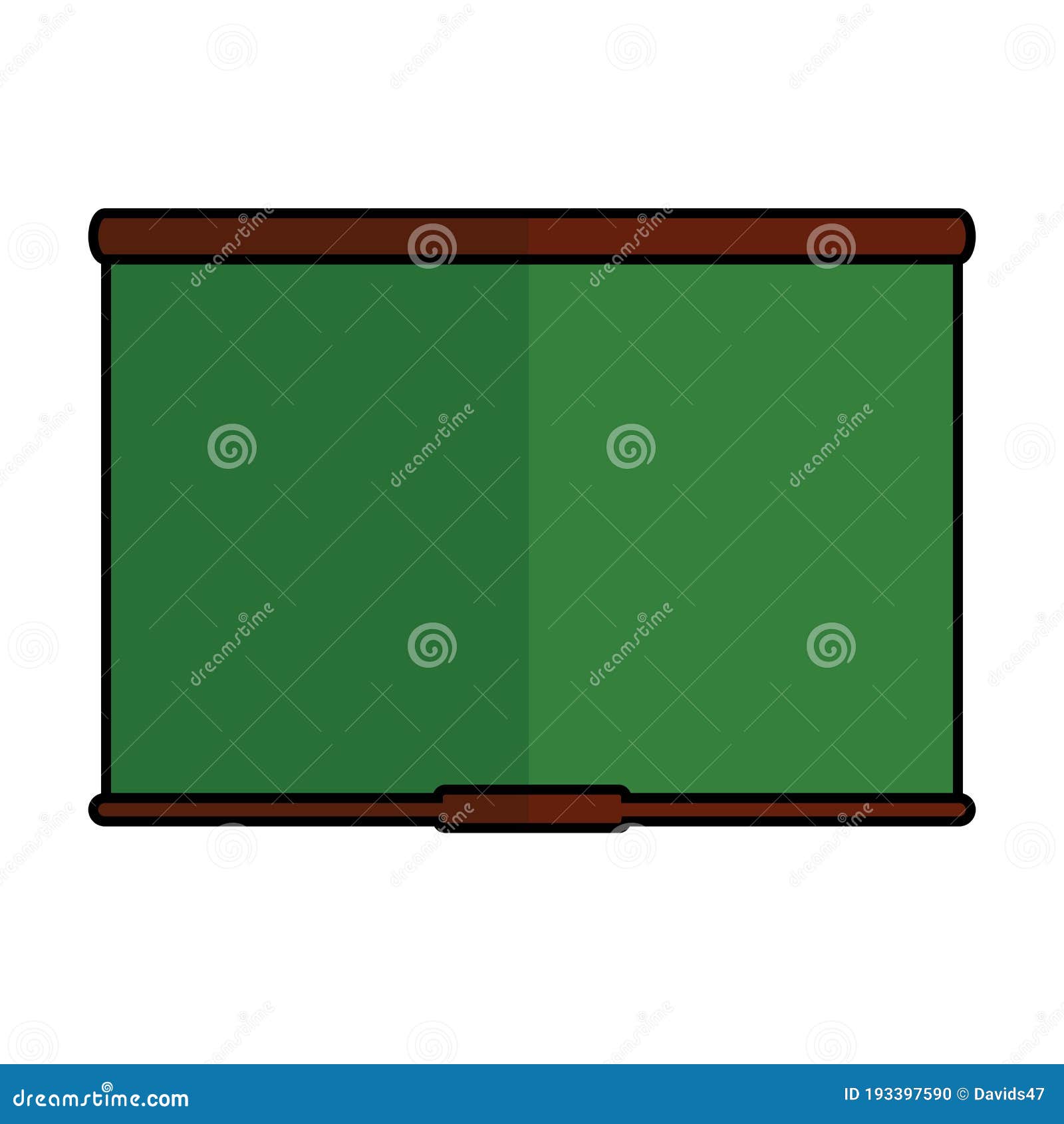 Isolated school board stock vector. Illustration of drawing - 193397590