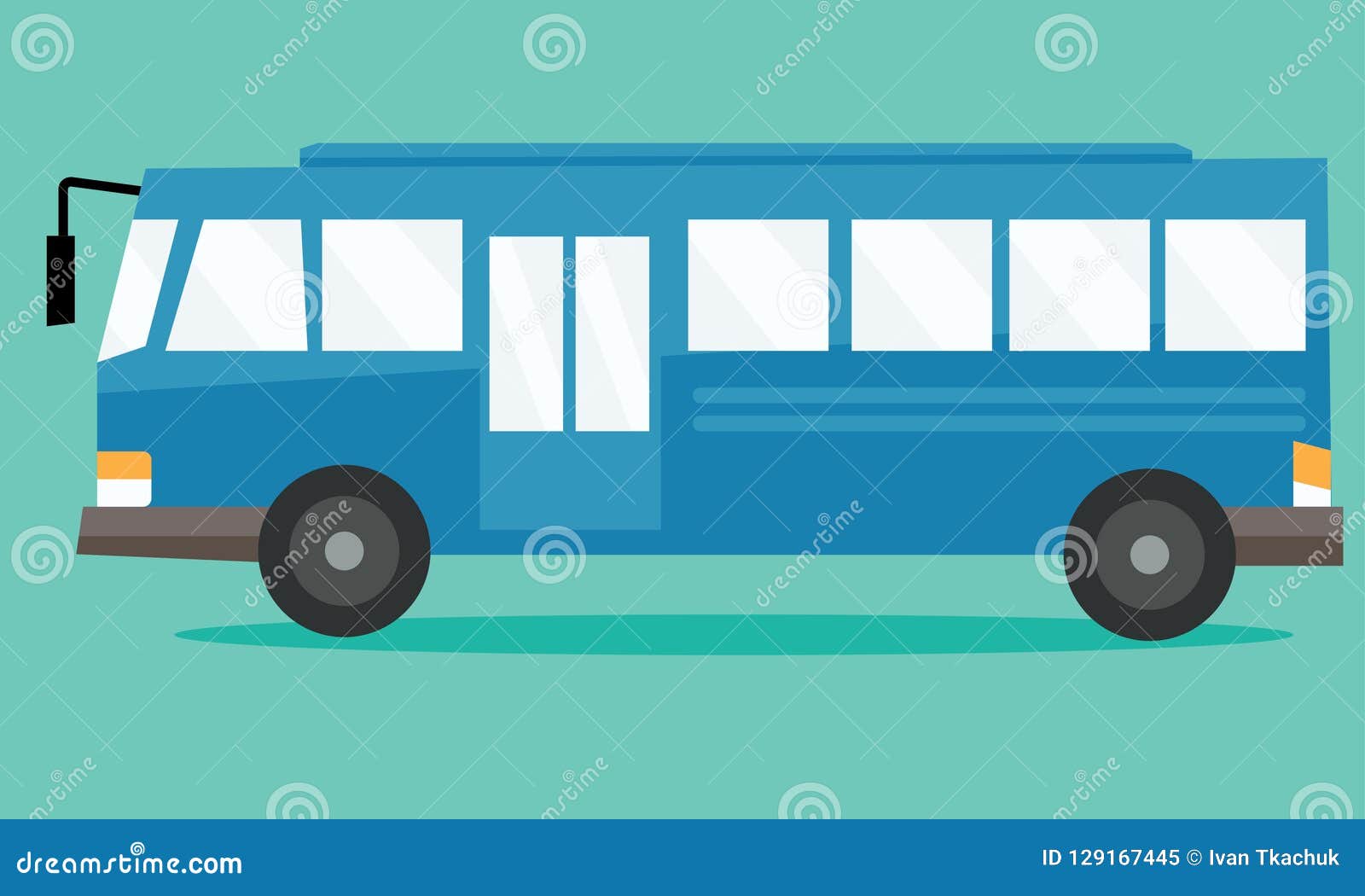 School Bus Flat Front
