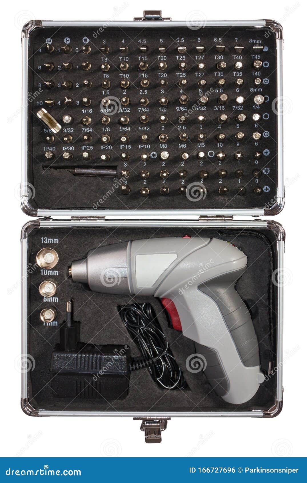 Isolated Screwdriver Set Case Stock Photo - Image of screwdriver ...