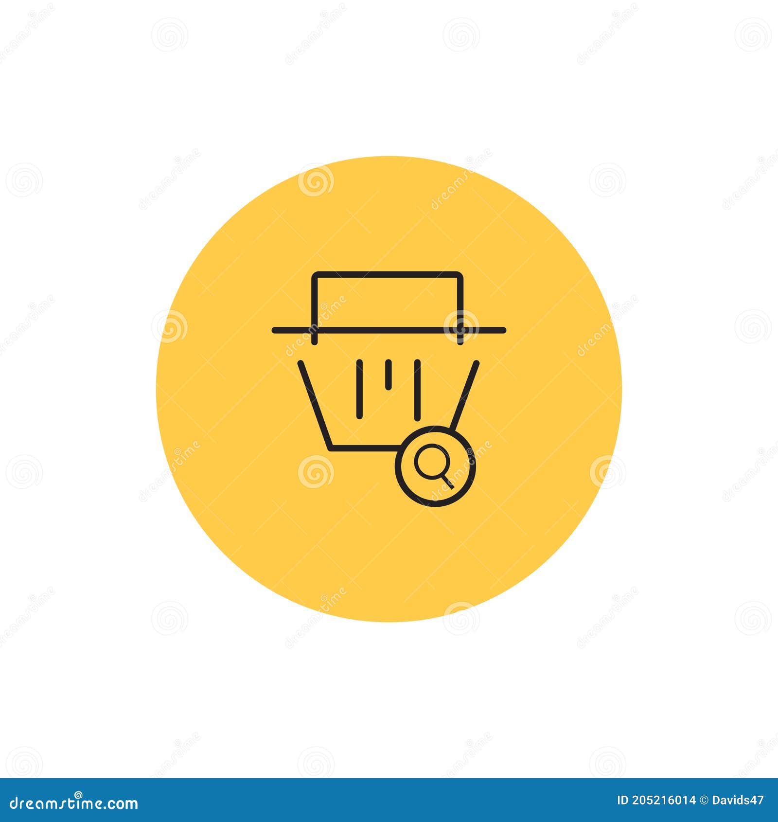 Isolated Search Yellow Logo Stock Vector - Illustration of logo, cloud ...