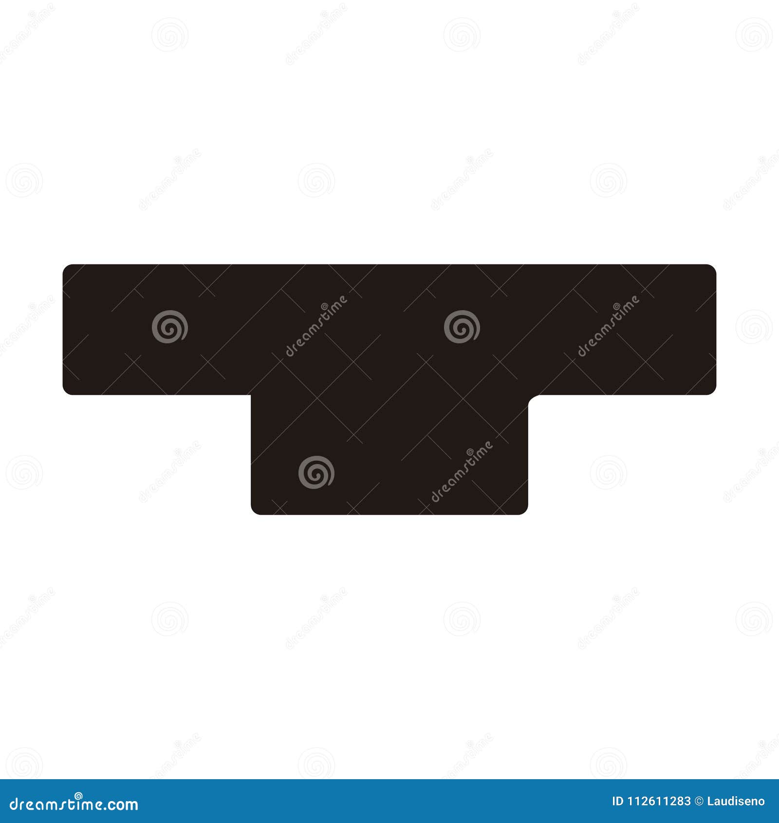 Isolated Semibreve Rest Musical Note Stock Vector - Illustration of ...