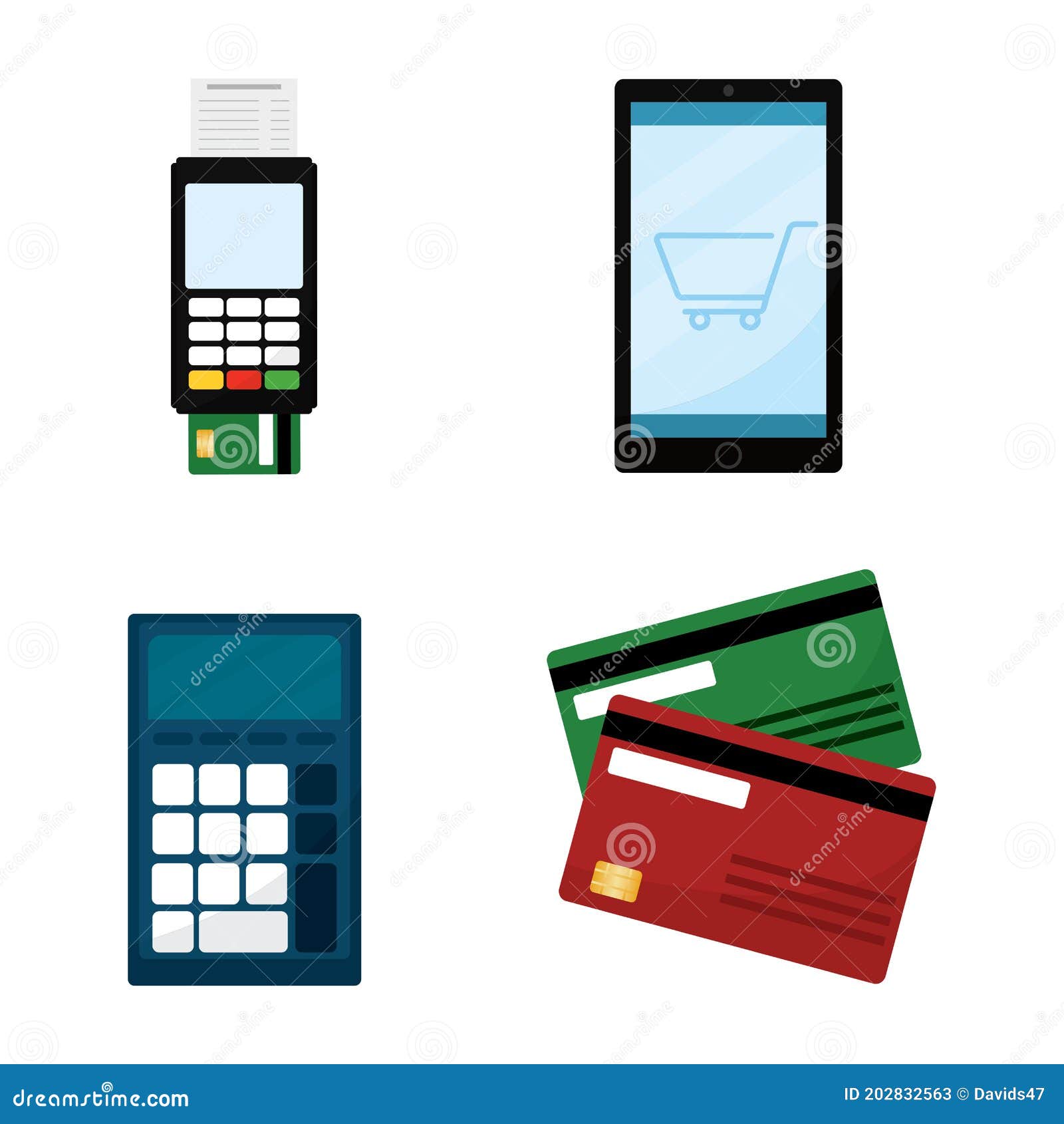 Isolated set pay icons stock vector. Illustration of dollar - 202832563