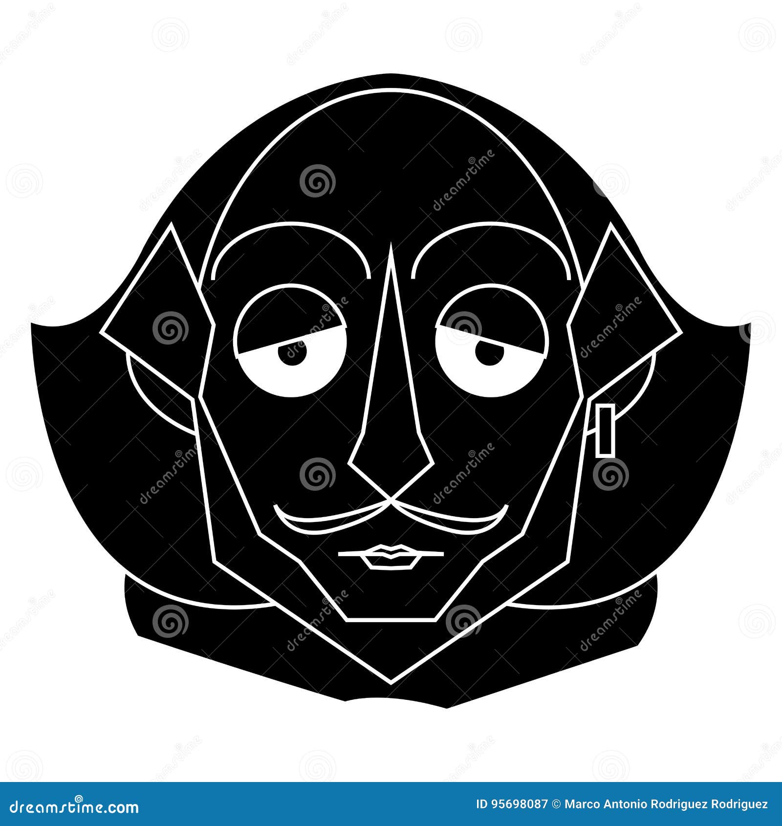 Shakespeare Vector Icon Isolated On White Background. Outline, Thin ...