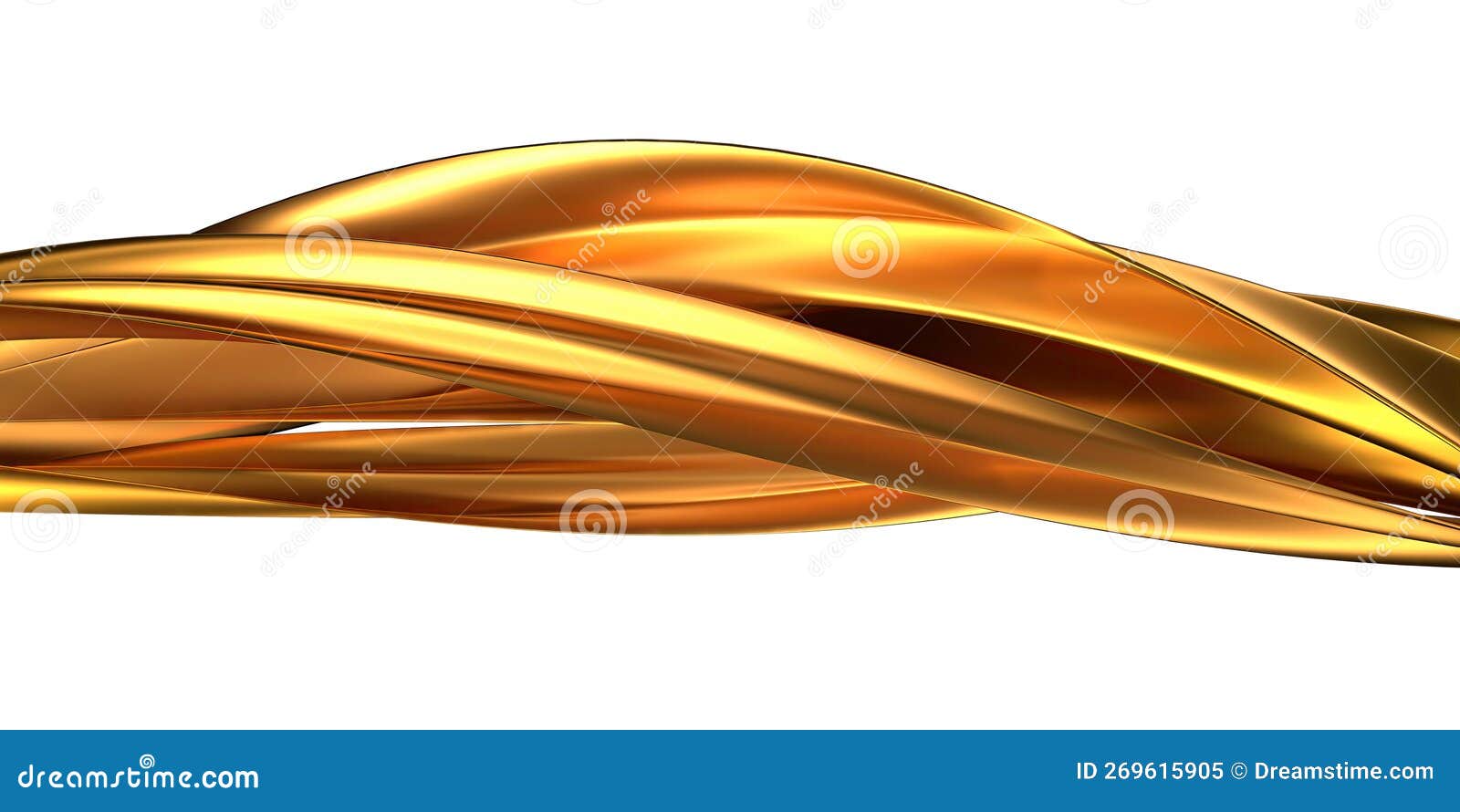 Isolated Sharp Flowing Cloth-like Soft Metal Abstract, Dramatic, Modern ...