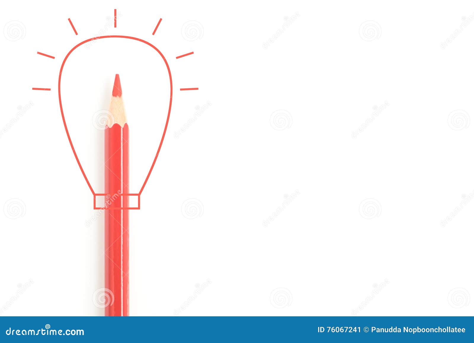 Isolated Sharp Red Colored Pencil with Red Drawing Line in Light Stock ...