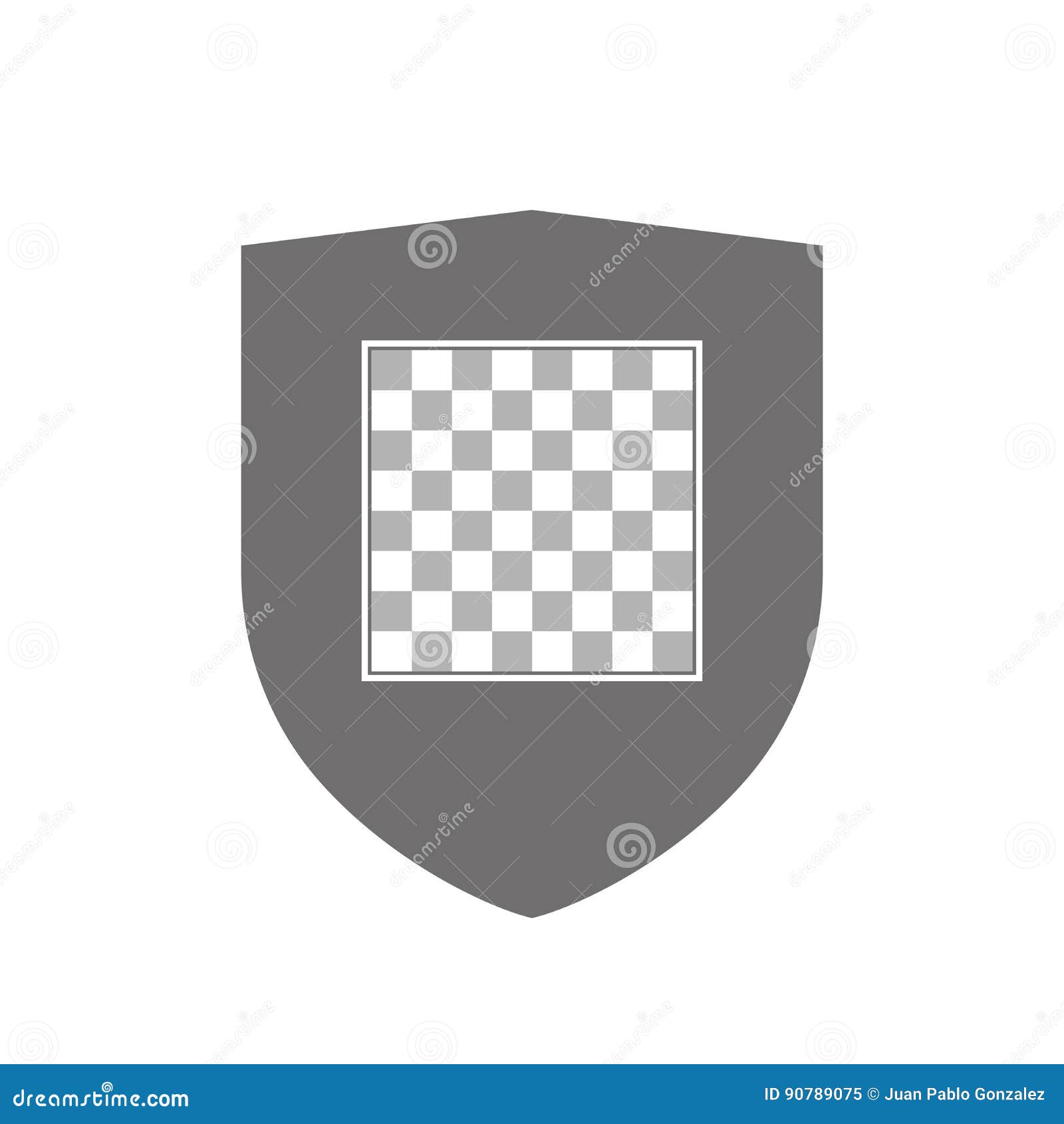Shield Chess Logo Design Vector Illustration, Creative Chess Logo ...