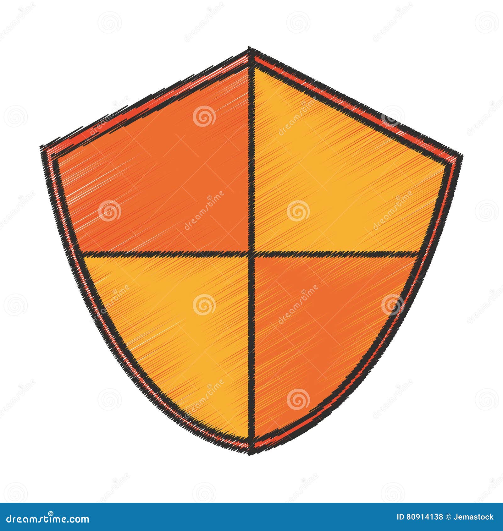 Isolated Shield Inside Shield Design Stock Vector - Illustration of ...