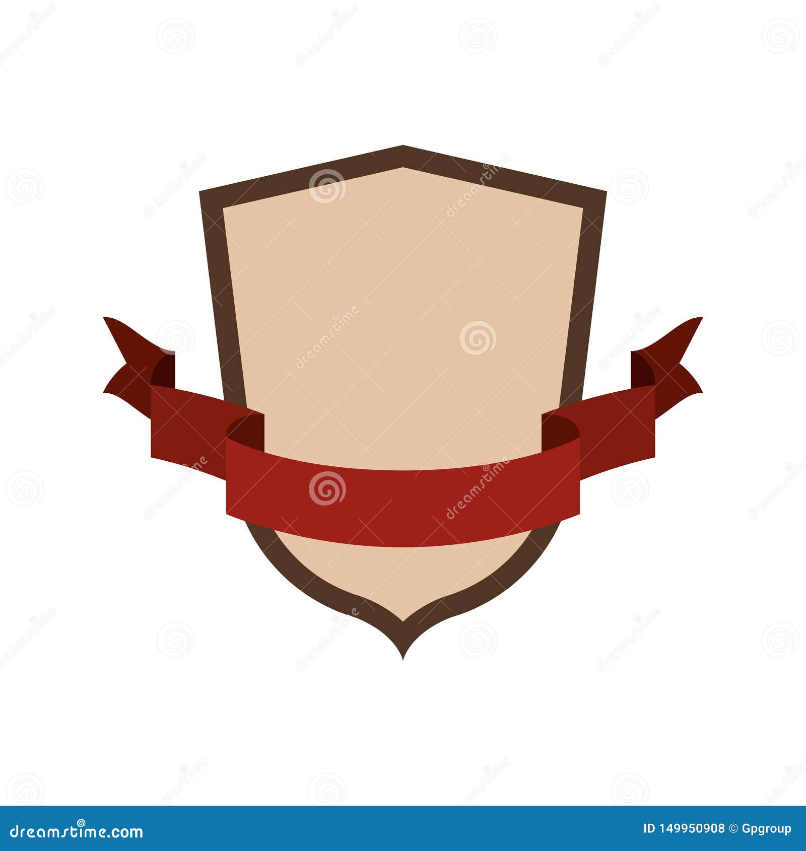 Isolated Shield Label Design Stock Vector - Illustration of label ...