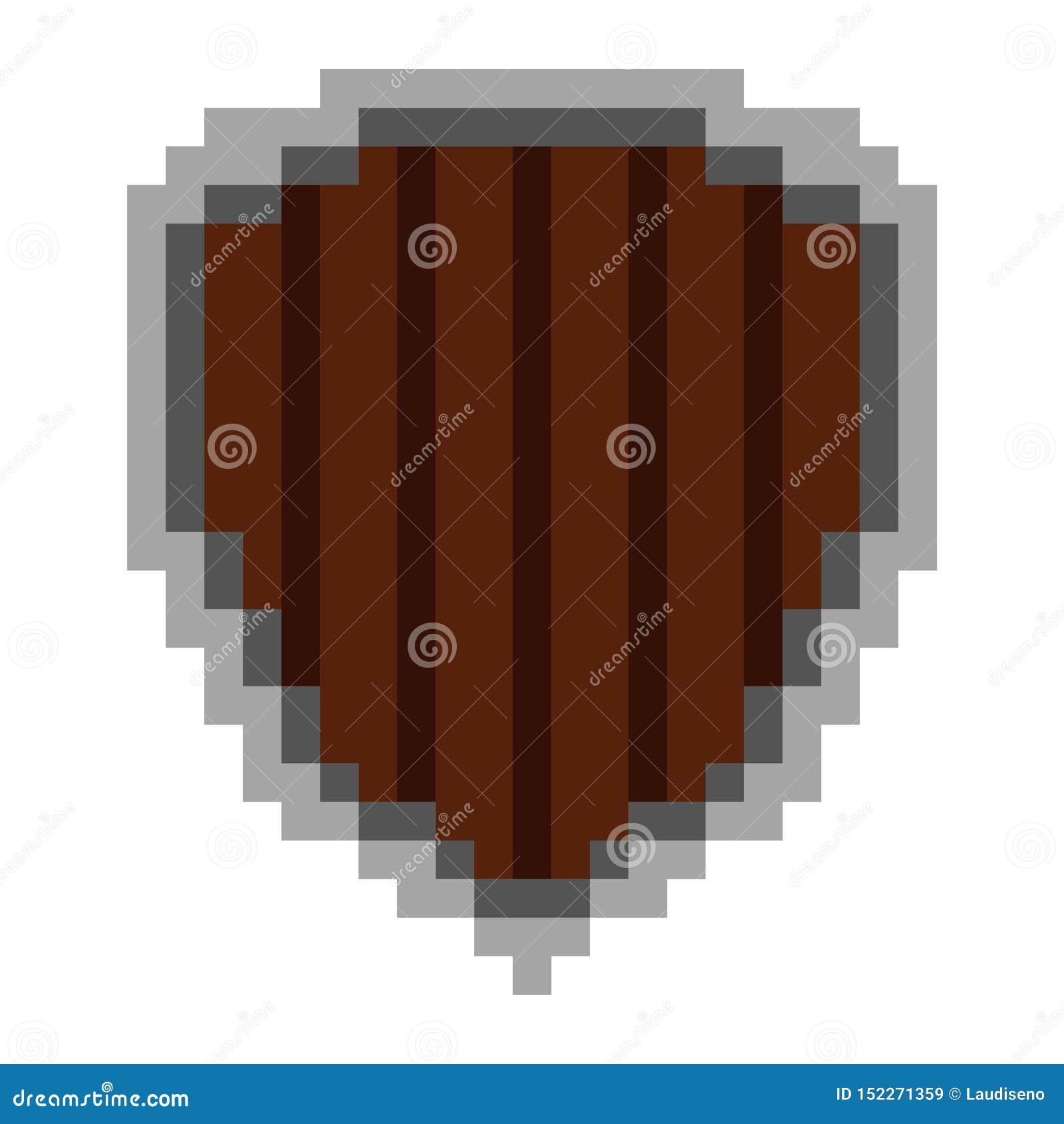 Isolated Shield Pixelated Icon Stock Vector - Illustration of knight ...