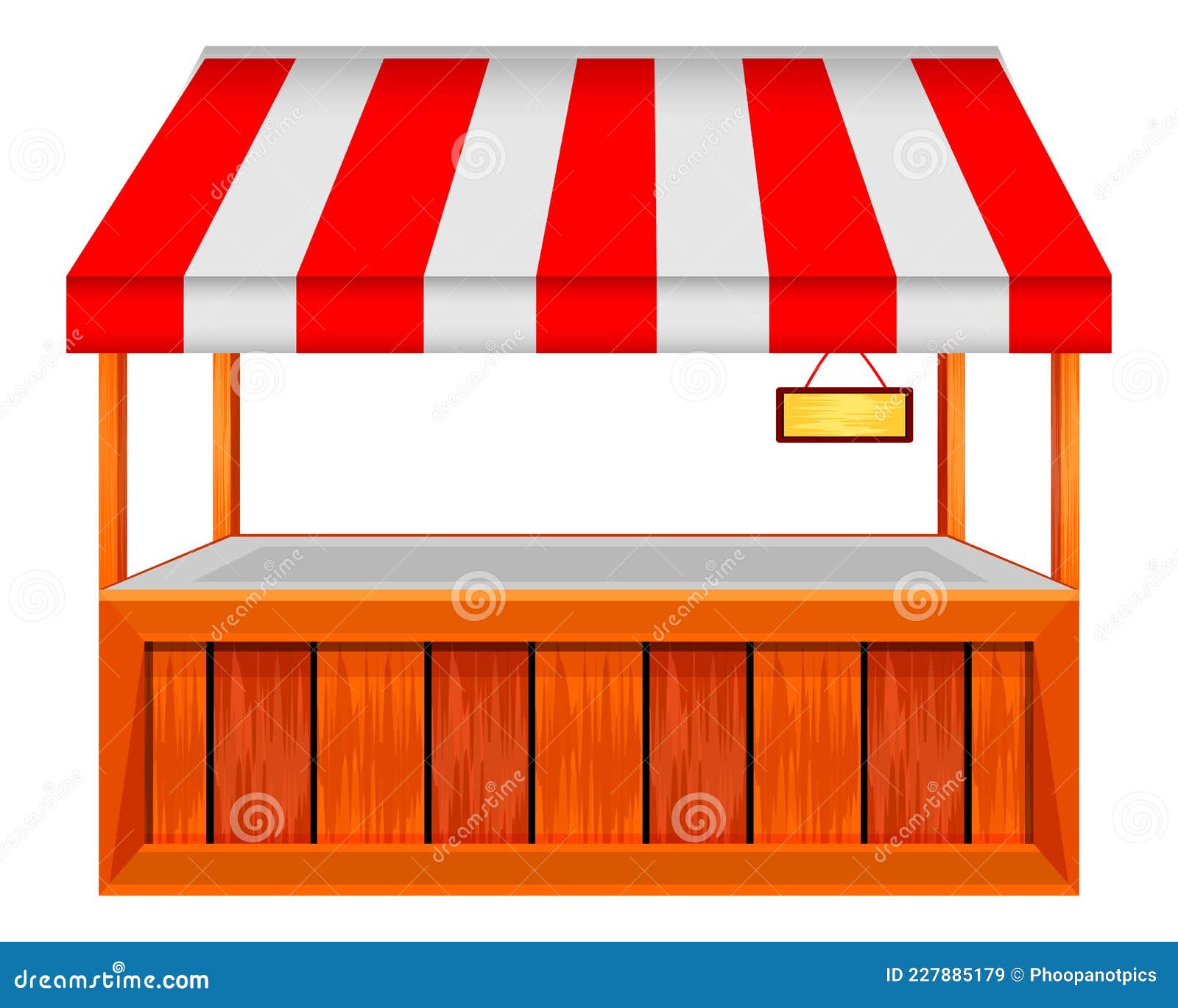 Isolated Shop on White Background Vector Design Stock Vector ...