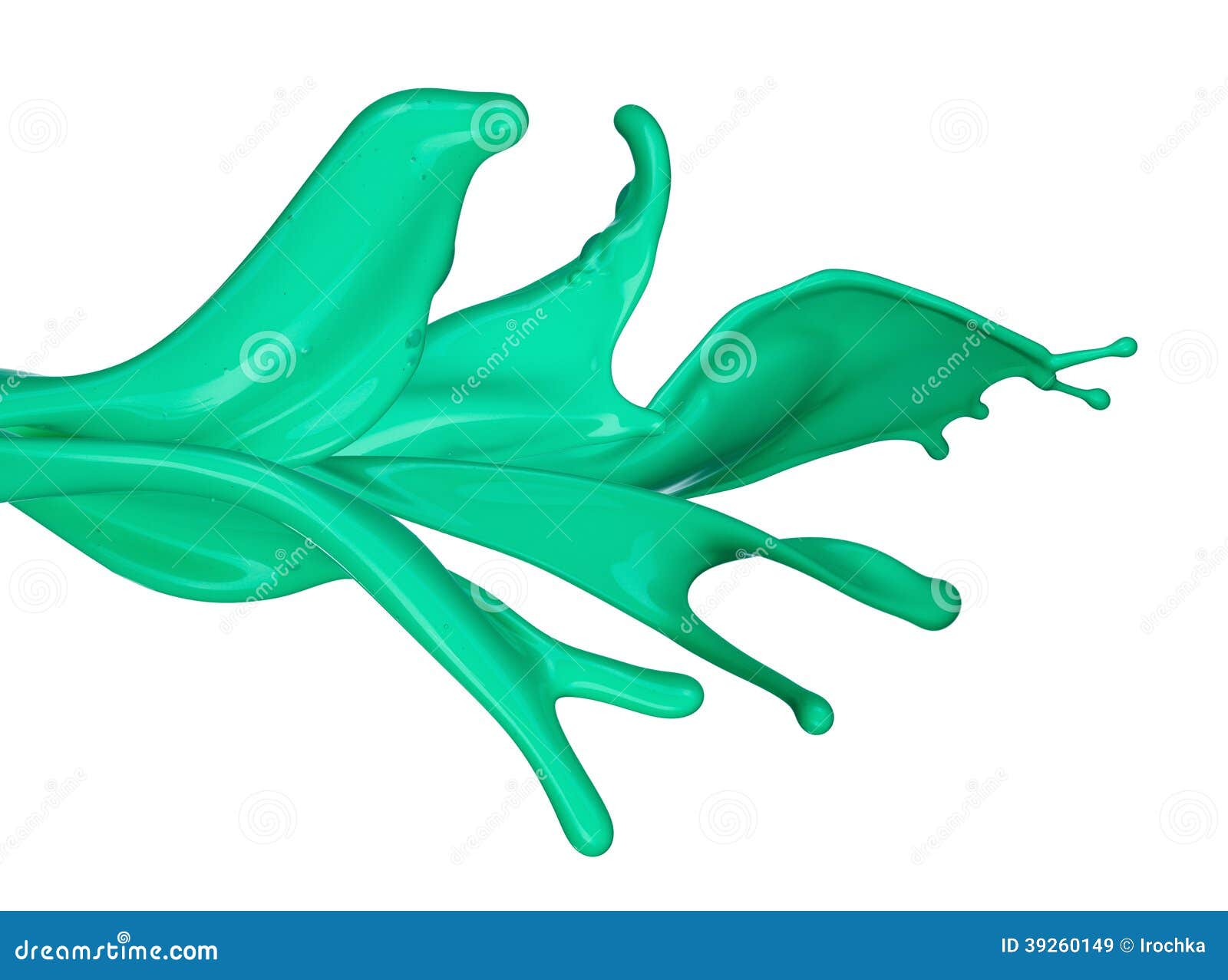 Isolated Shot of Paint Splashing Stock Image - Image of splash ...