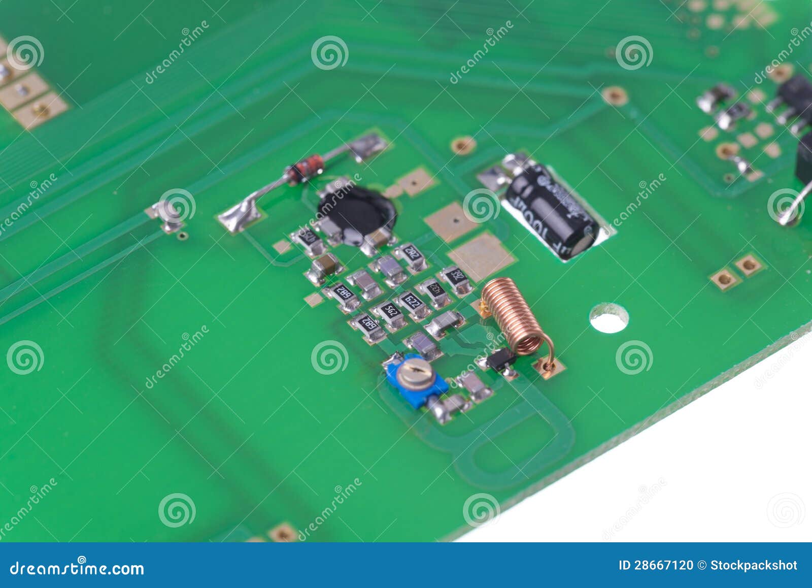 Oscillator Circuit On Prototyping Board (breadboard) Stock Image ... Oscillator Circuit On Prototyping Board (breadboard) Stock Image ...