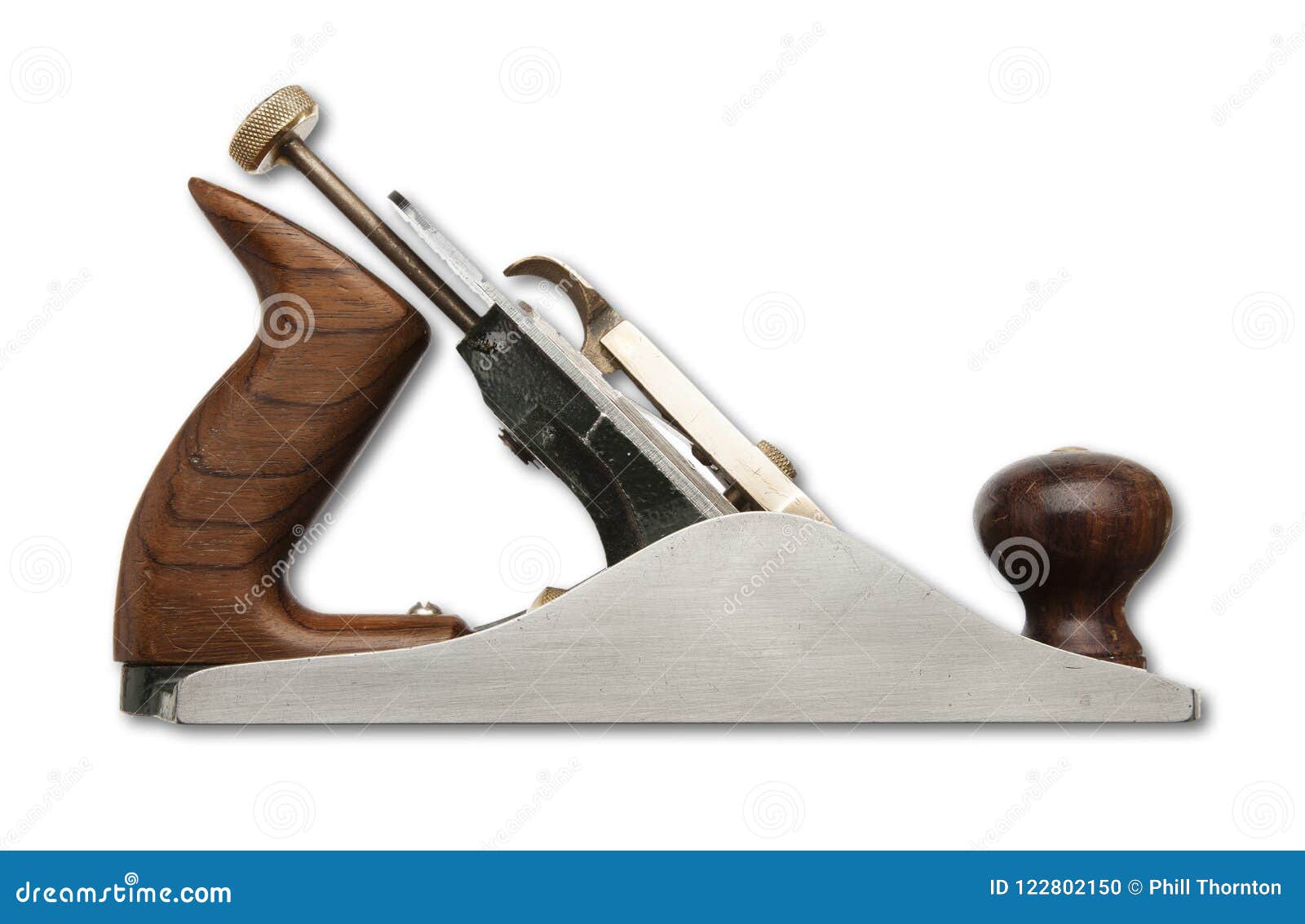 An Isolated Shot of a Precision Carpentry Jack Plane Stock Photo ...