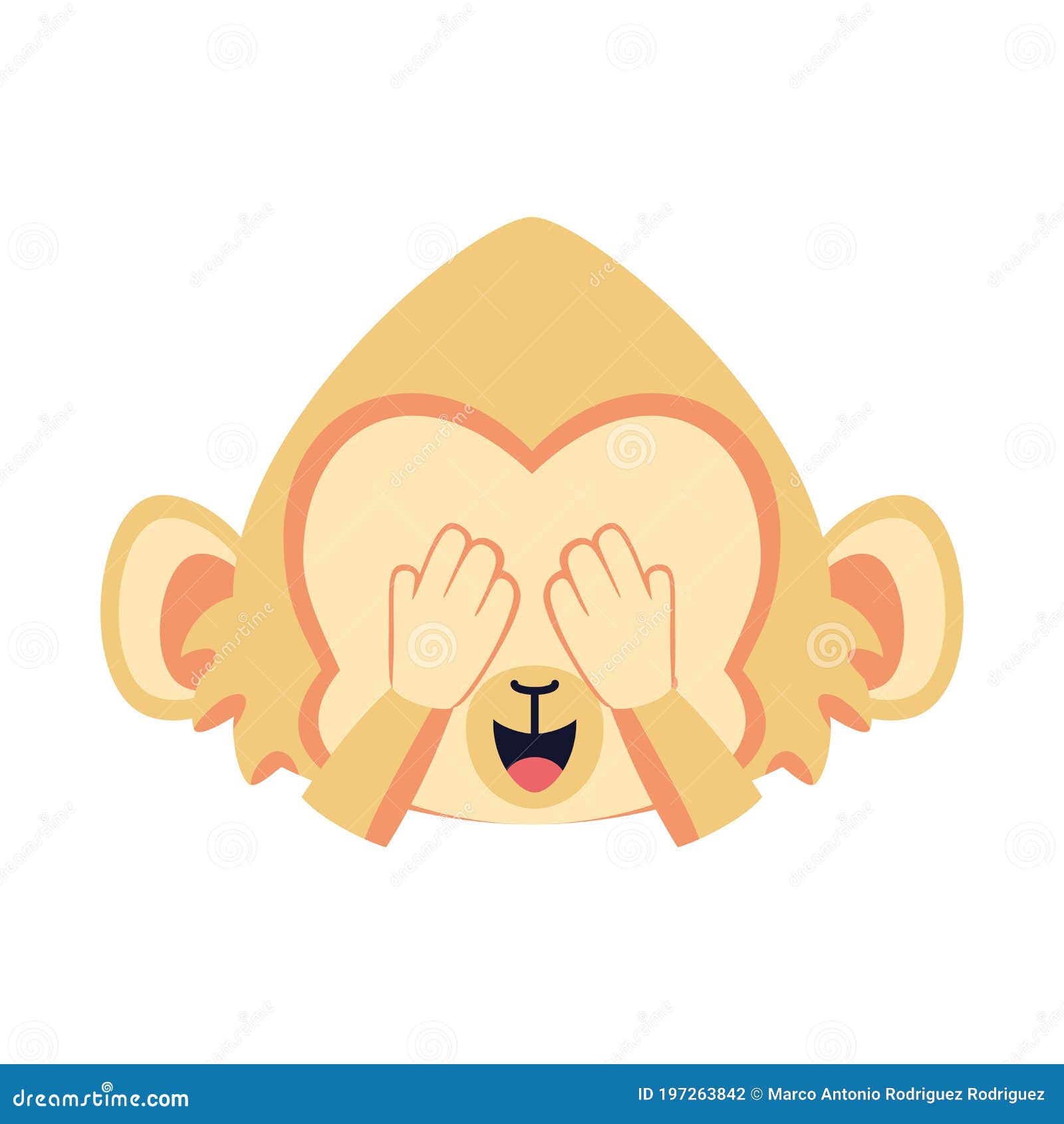 Isolated shy emoji stock vector. Illustration of cheerful - 197263842