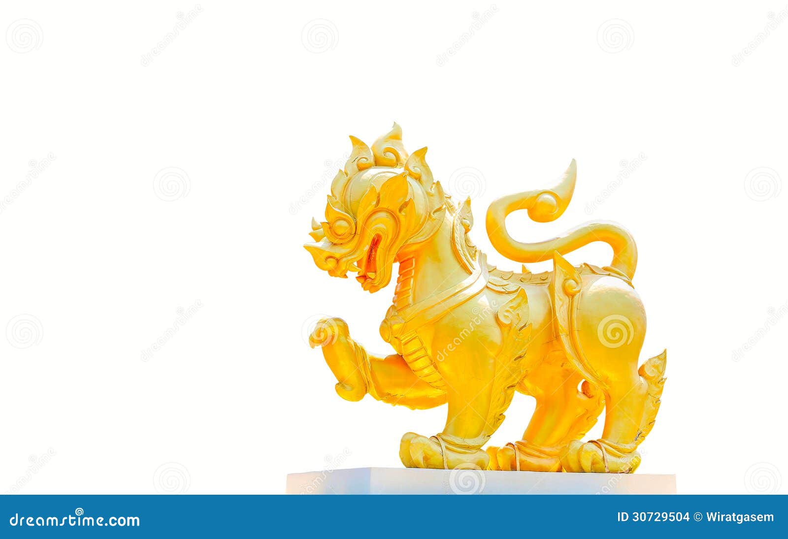 Isolated singha stock photo. Image of memorial, guardian - 30729504