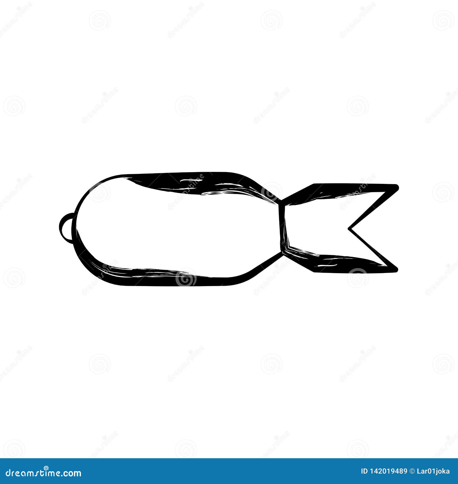 Isolated sketch of a bomb stock vector. Illustration of arms - 142019489