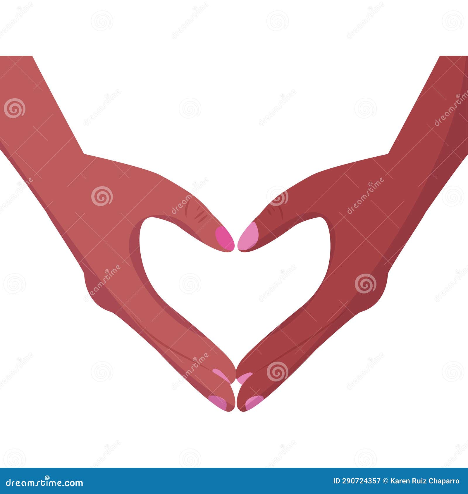 Isolated Sketch of a Pair of Hands Vector Stock Vector - Illustration of cute, icon: 290724357
