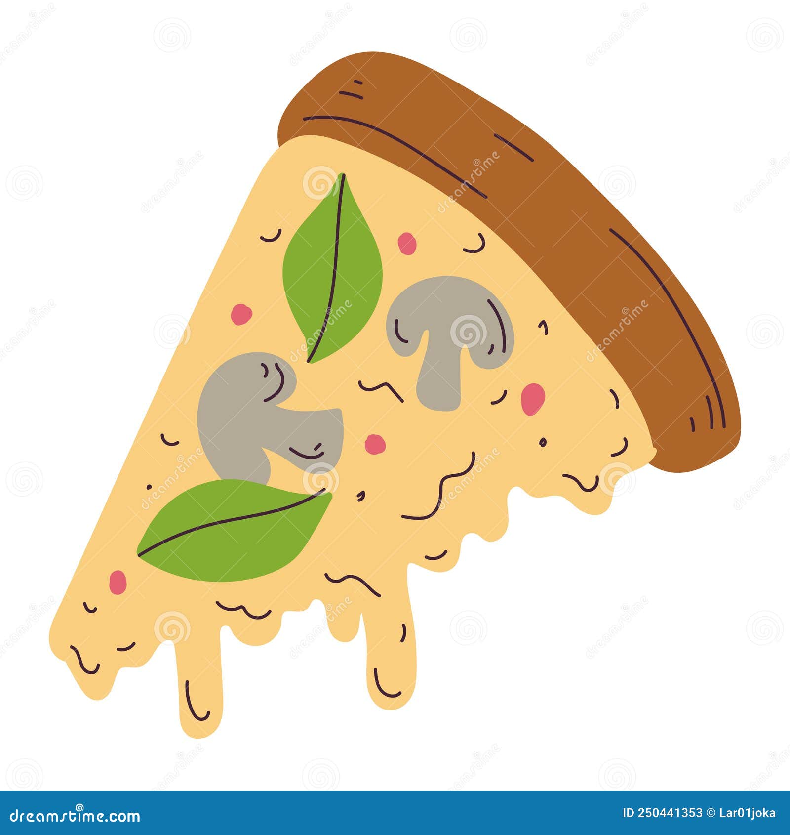Isolated Sketch of a Slice of a Vegan Pizza Vector Stock Vector ... Isolated Sketch of a Slice of a Vegan Pizza Vector Stock Vector ...