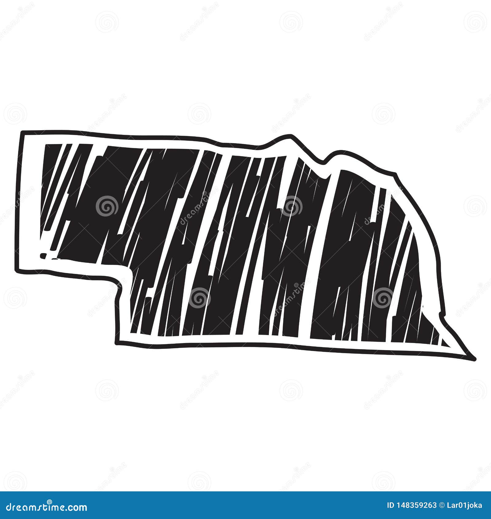 State Of Nebraska Cartoon Vector | CartoonDealer.com #2248997