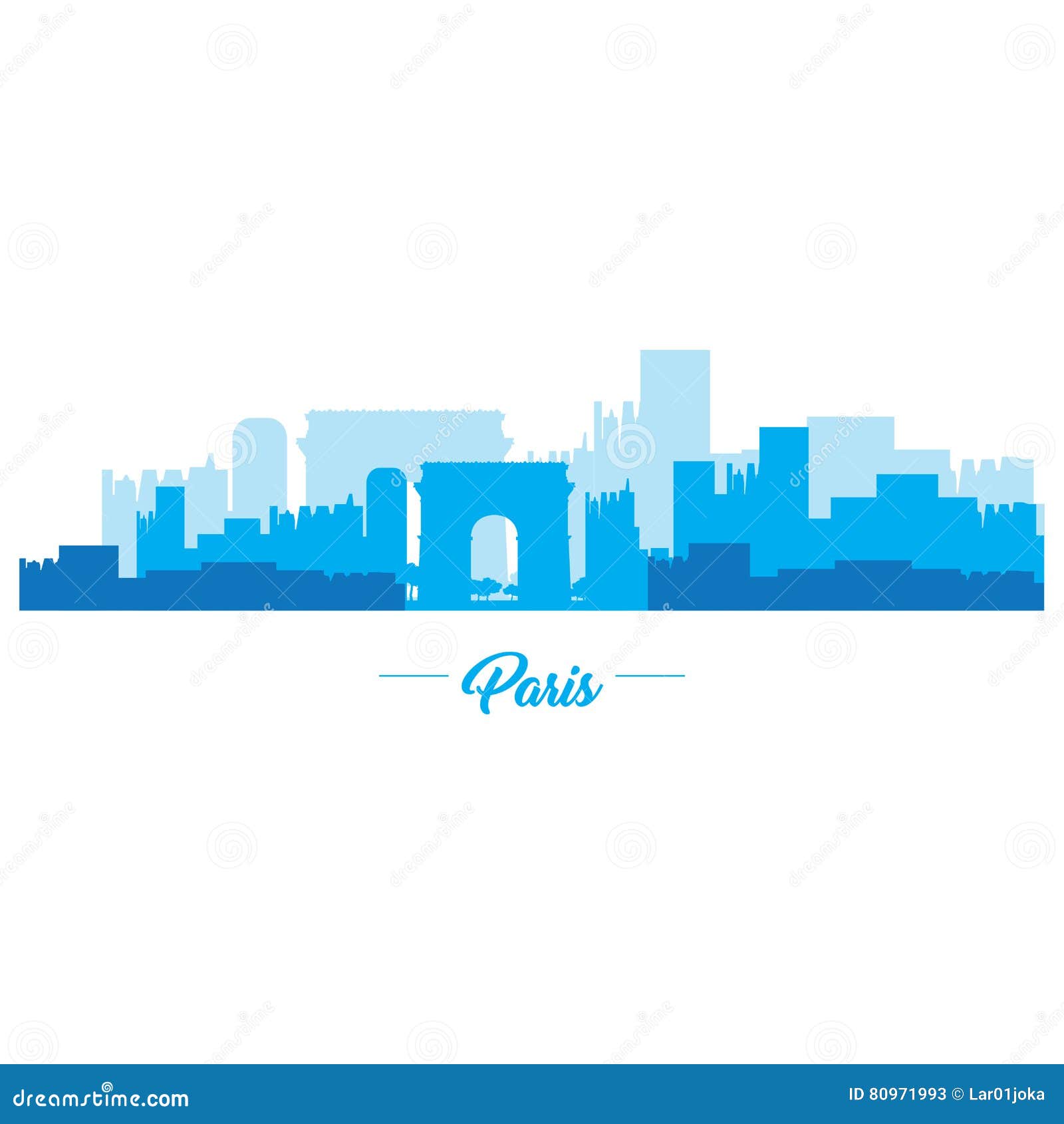 Isolated skyline stock illustration. Illustration of shadow - 80971993
