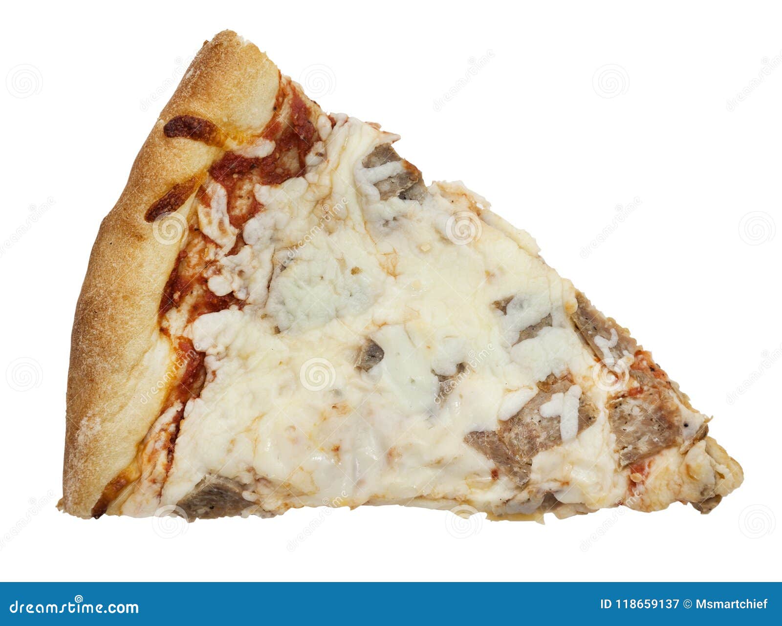 Cold Pizza Slice stock image. Image of fast, portion - 118659137